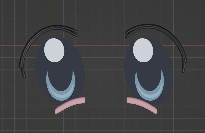 3D model Anime Eyes VR / AR / low-poly | CGTrader