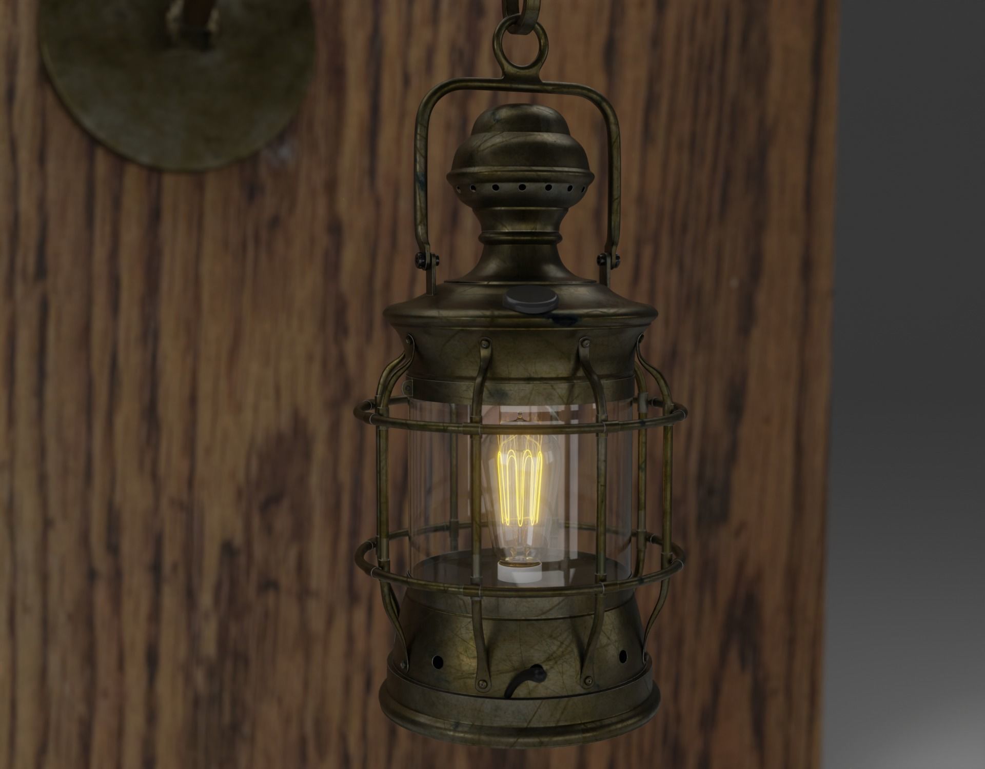 Old Incandescent Lamp Torch free VR / AR / low-poly 3D model | CGTrader
