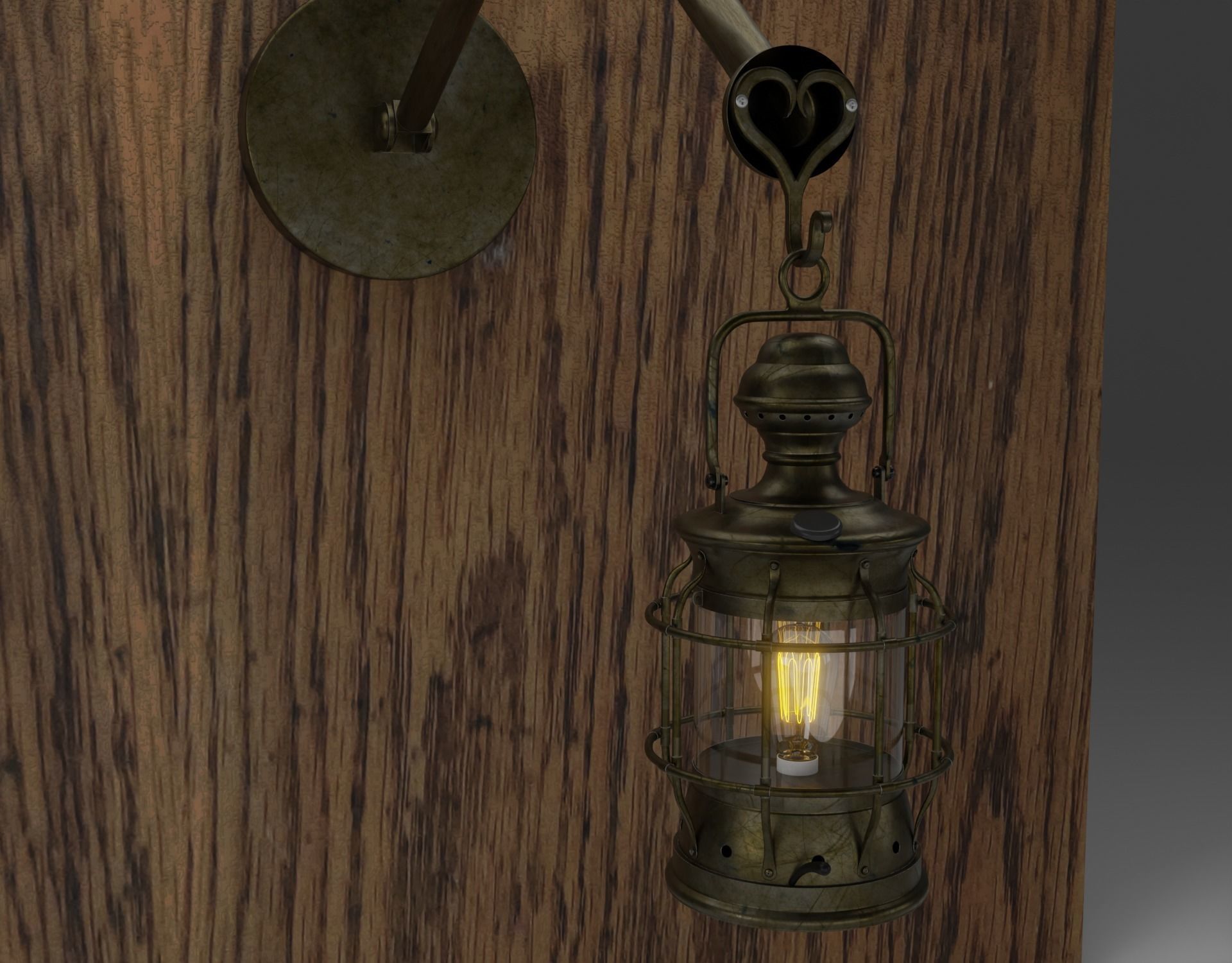 Old Incandescent Lamp Torch free VR / AR / low-poly 3D model | CGTrader