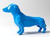 Polygon Dachshund Dog 3D model 3D printable | CGTrader