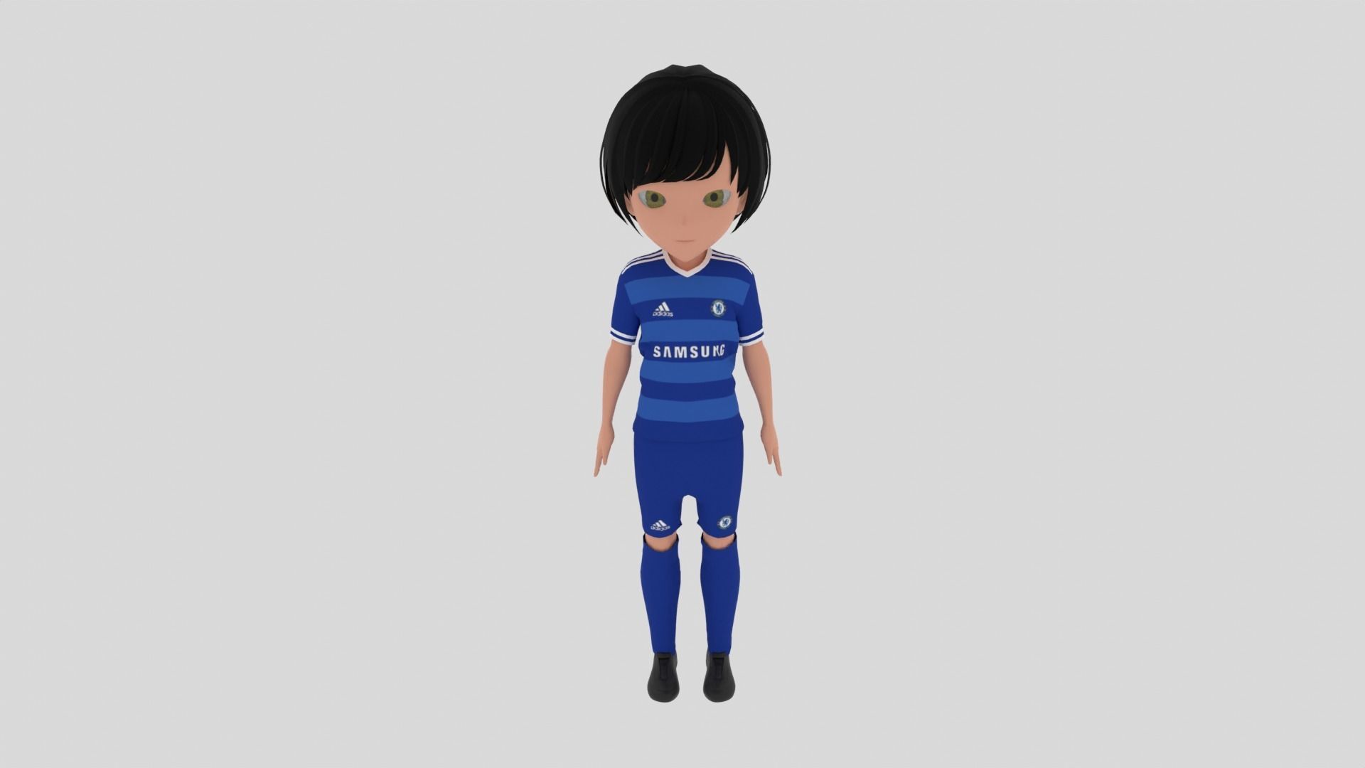 3D model Chelsea Soccer - Football Player VR / AR / low-poly | CGTrader
