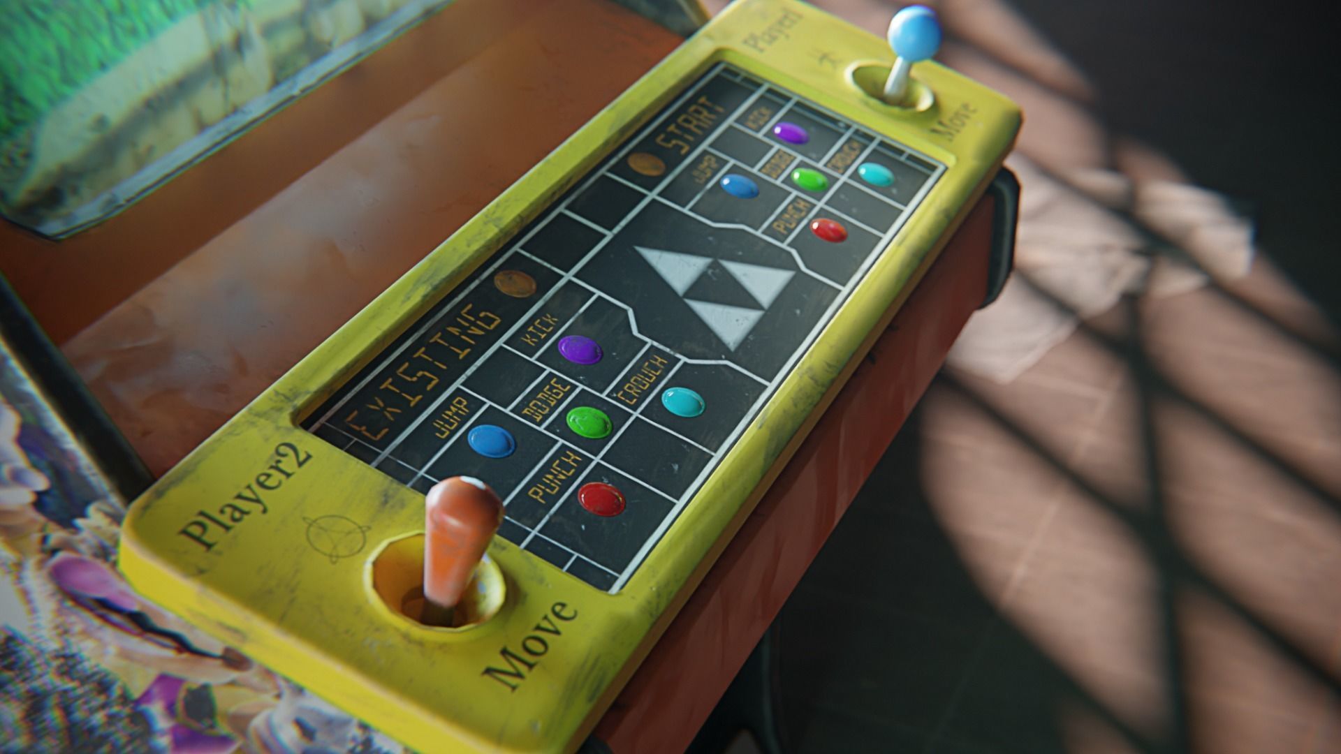 3D model 3D Arcade Cabinet VR / AR / low-poly | CGTrader