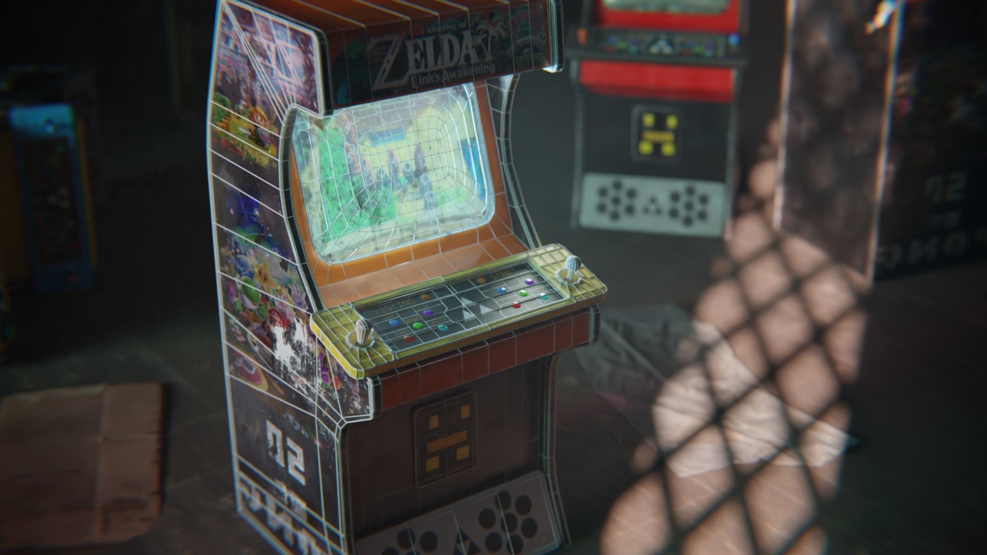 3D model 3D Arcade Cabinet VR / AR / low-poly | CGTrader