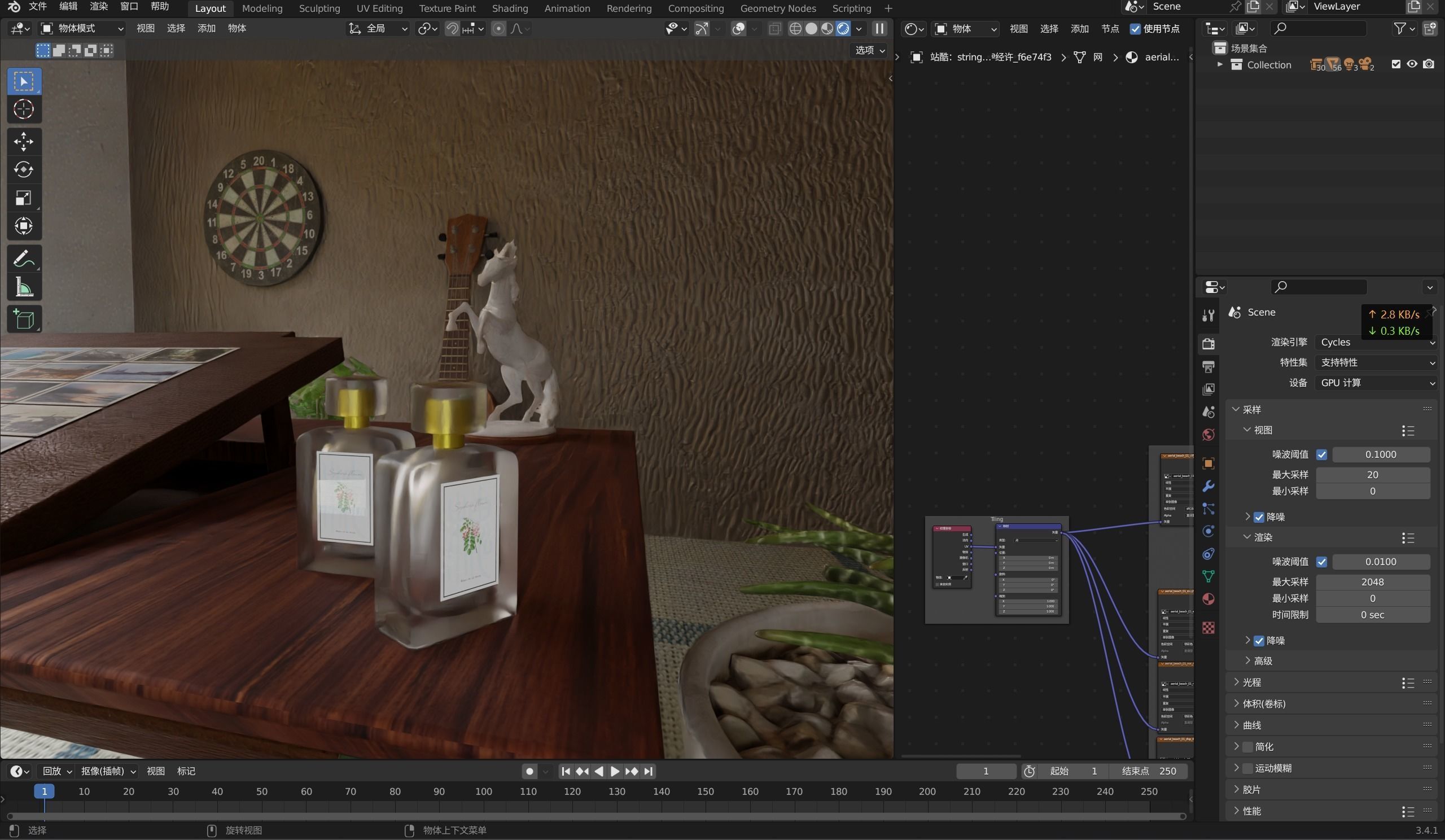 3D model of perfume scene 3D model | CGTrader