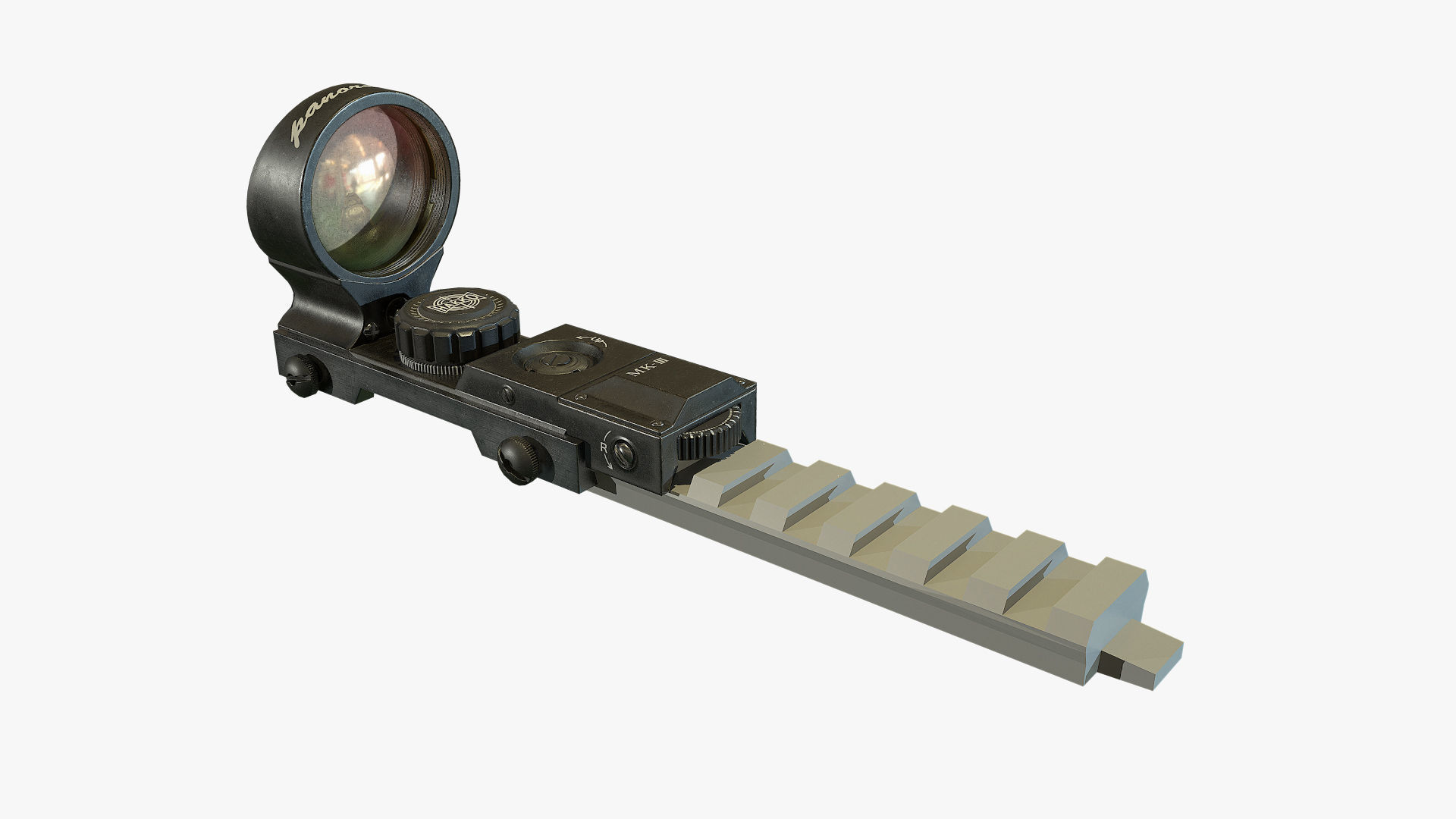3D model Optical Scope Panorama mk3 VR / AR / low-poly | CGTrader
