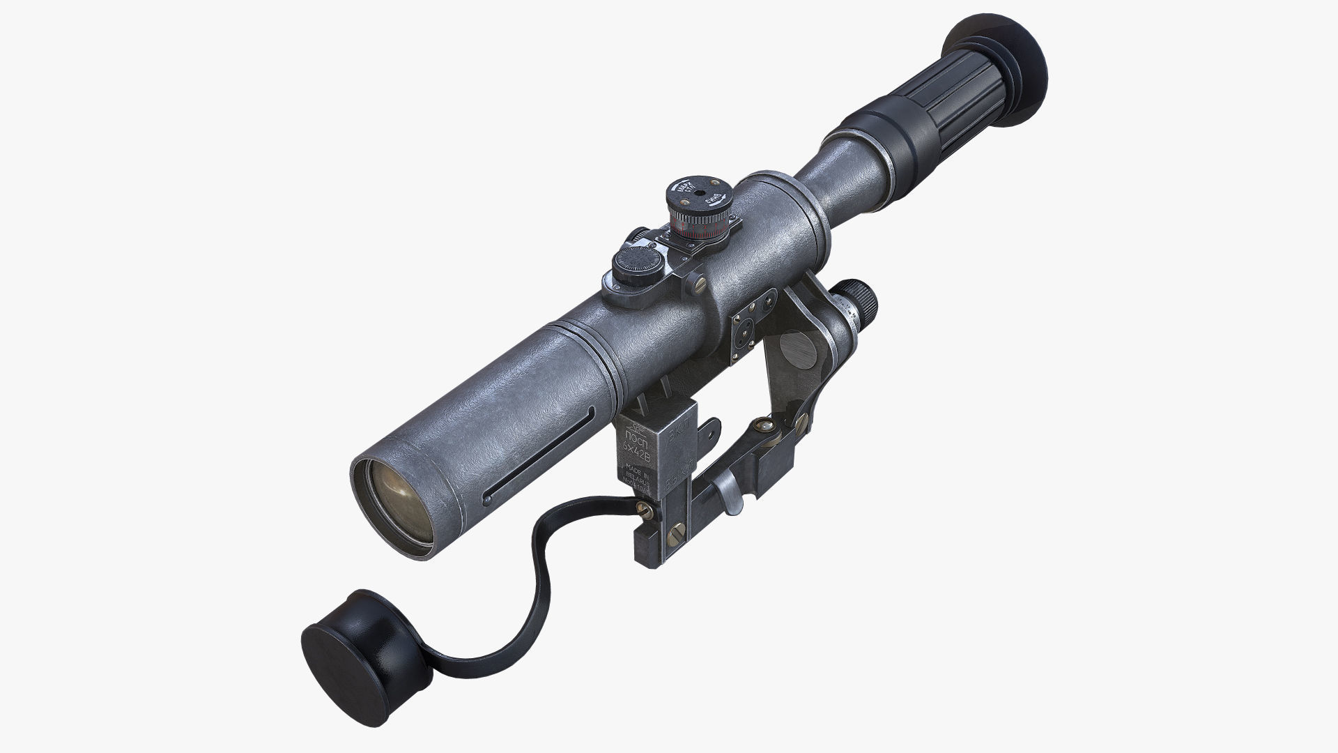 3D model Optical Scope SVD VR / AR / low-poly | CGTrader
