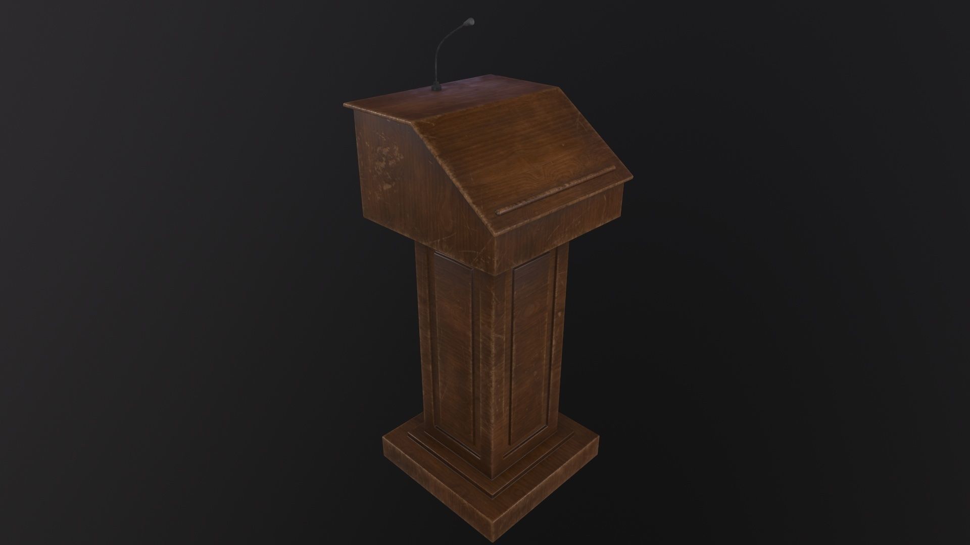 3D model Podium 3D Model VR / AR / low-poly | CGTrader