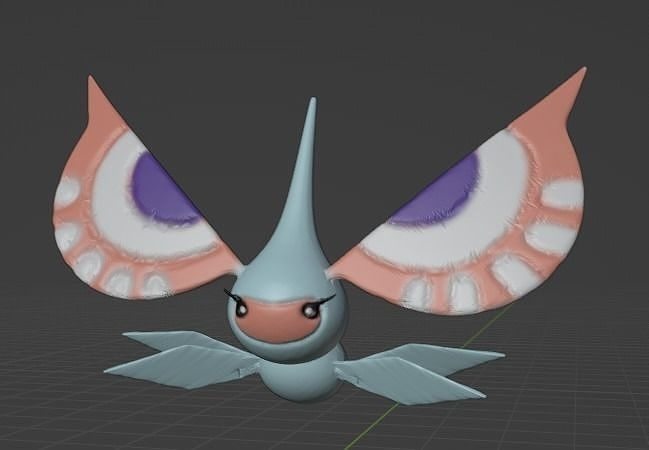 Masquerain 3D model 3D printable | CGTrader