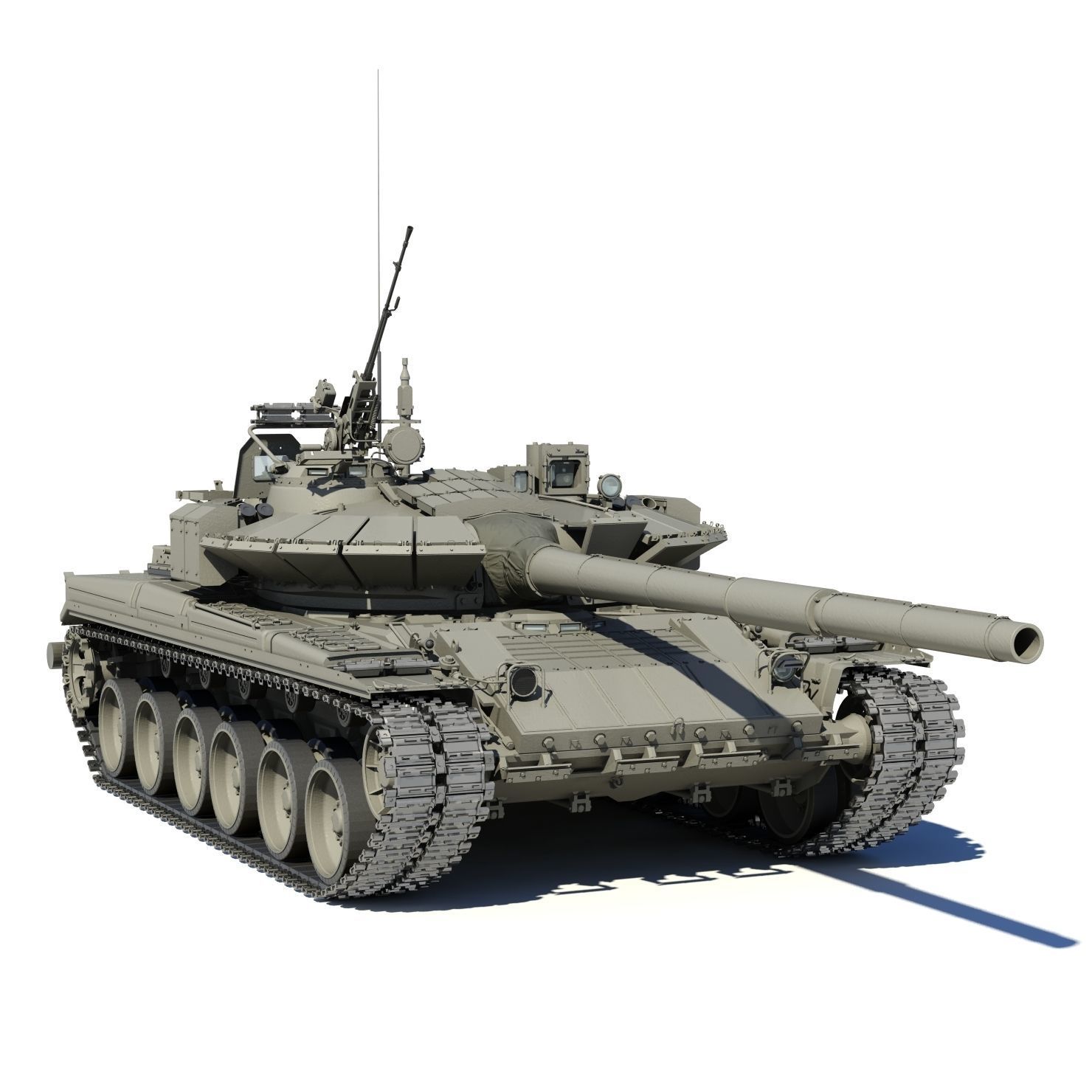T-80 BVM 3D model animated | CGTrader