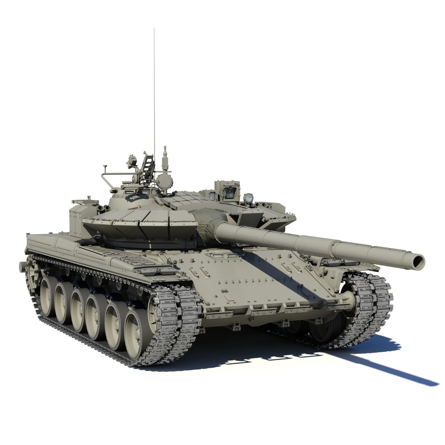 T-80 BVM 3D model animated | CGTrader