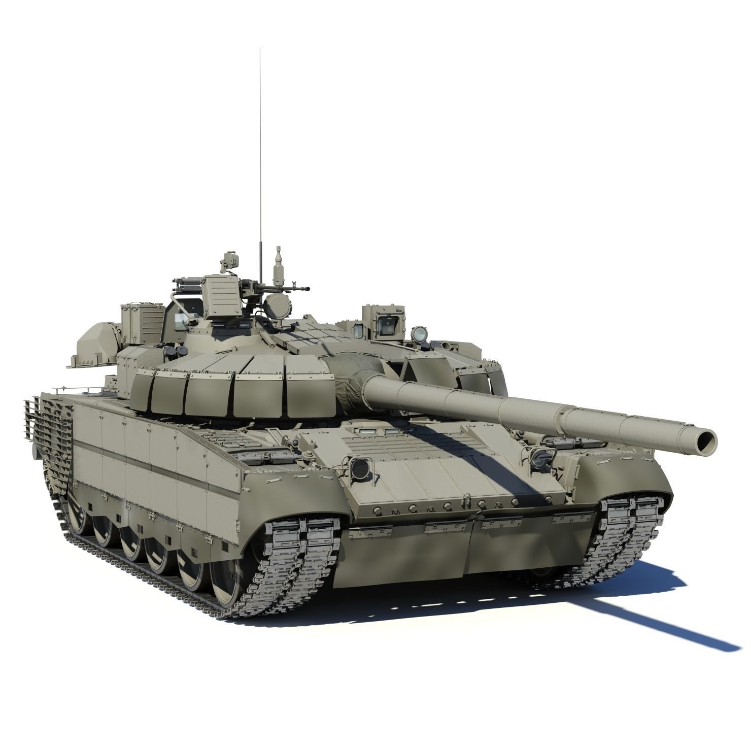 T-80 BVM 3D model animated | CGTrader