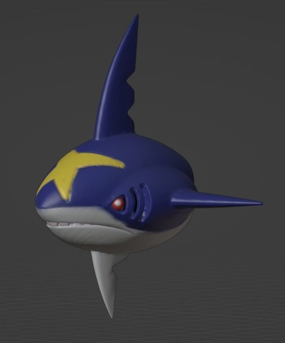 Sharpedo 3D model 3D printable | CGTrader