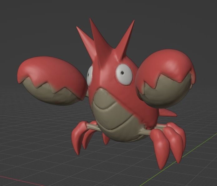 Corphish 3D model 3D printable | CGTrader