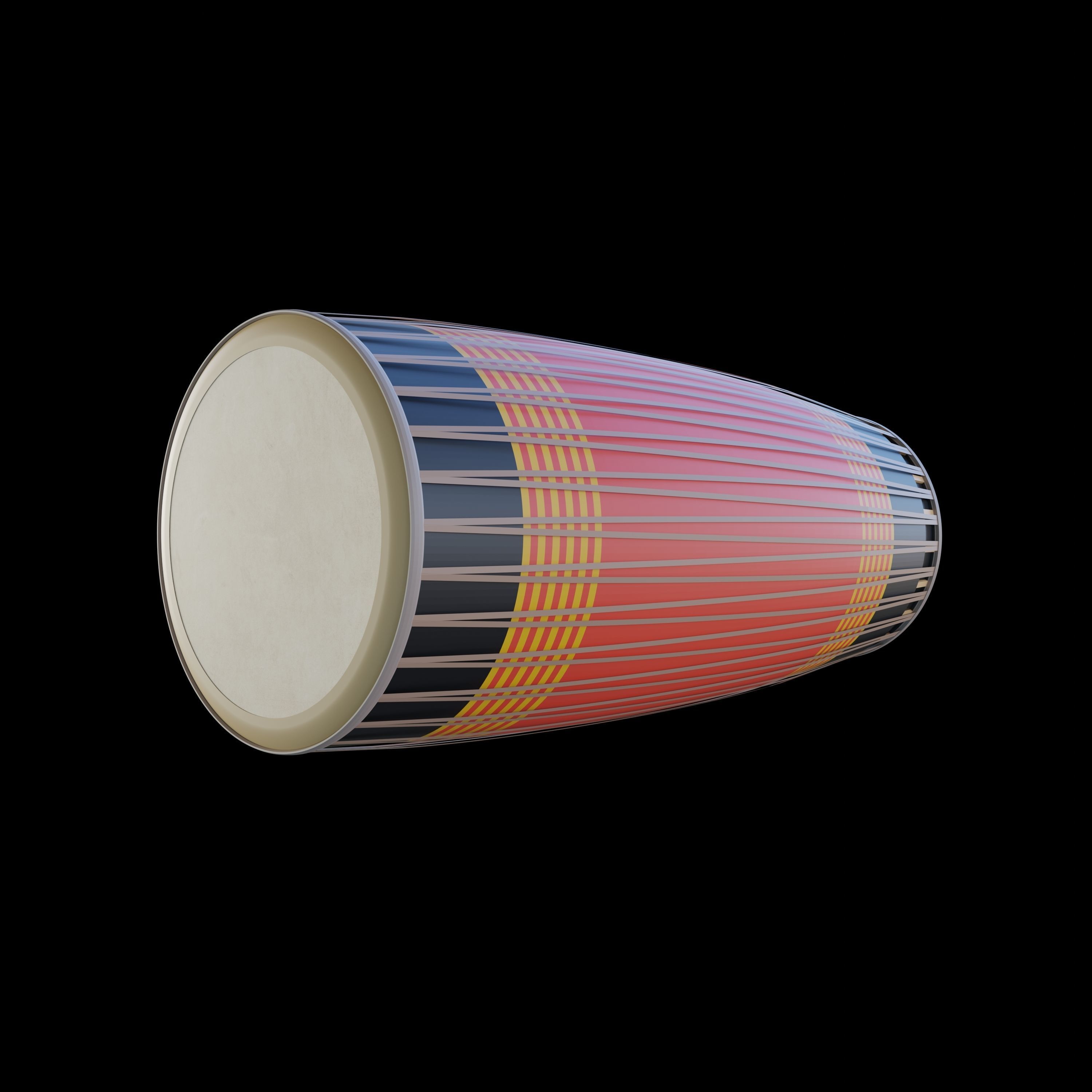 Bihu Dhol 3d 3D model | CGTrader