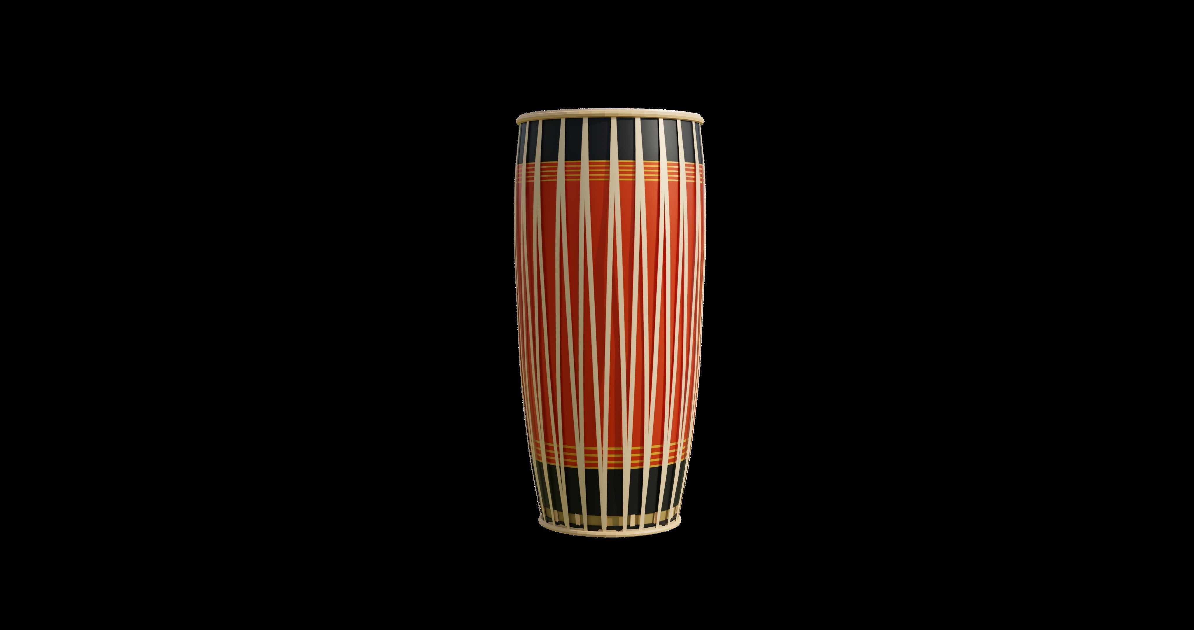 Bihu Dhol 3d 3D model | CGTrader