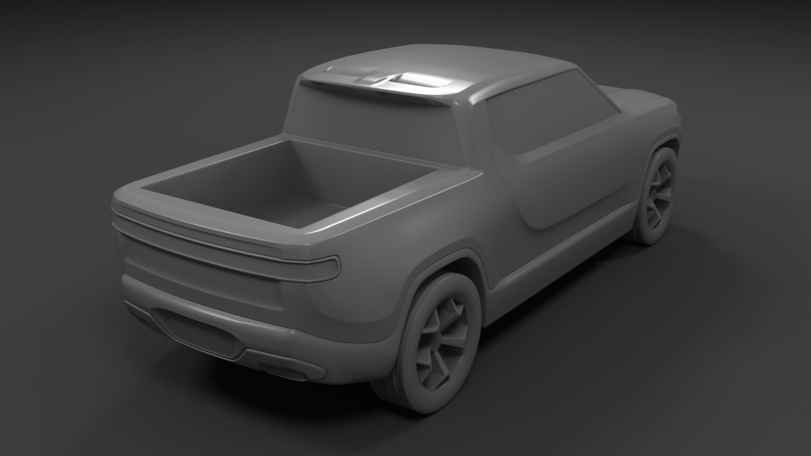 Rivian R1T 3D Print Model 3D model 3D printable | CGTrader