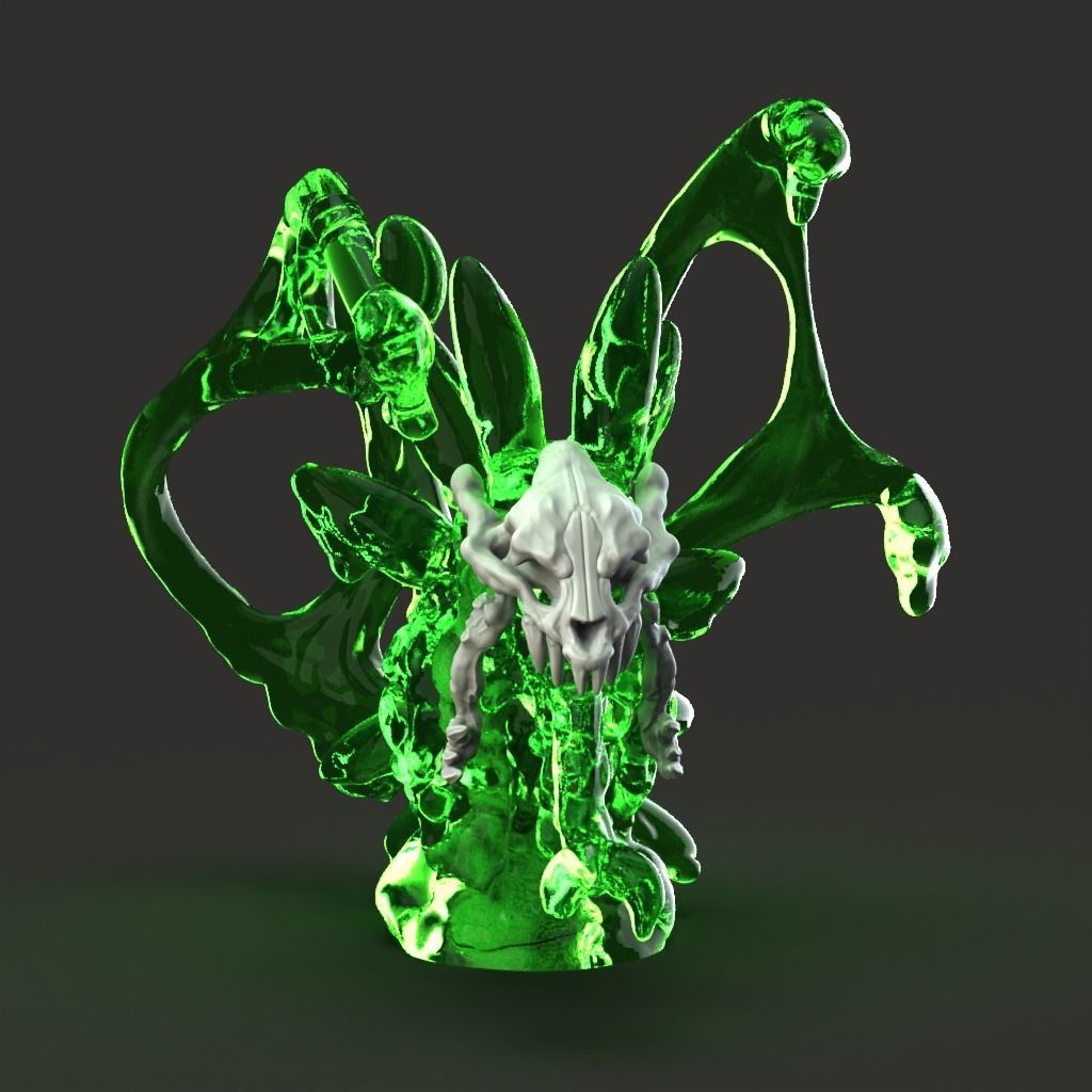 Slime Displacer - PRESUPPORTED - 32mm scale 3D model 3D printable ...