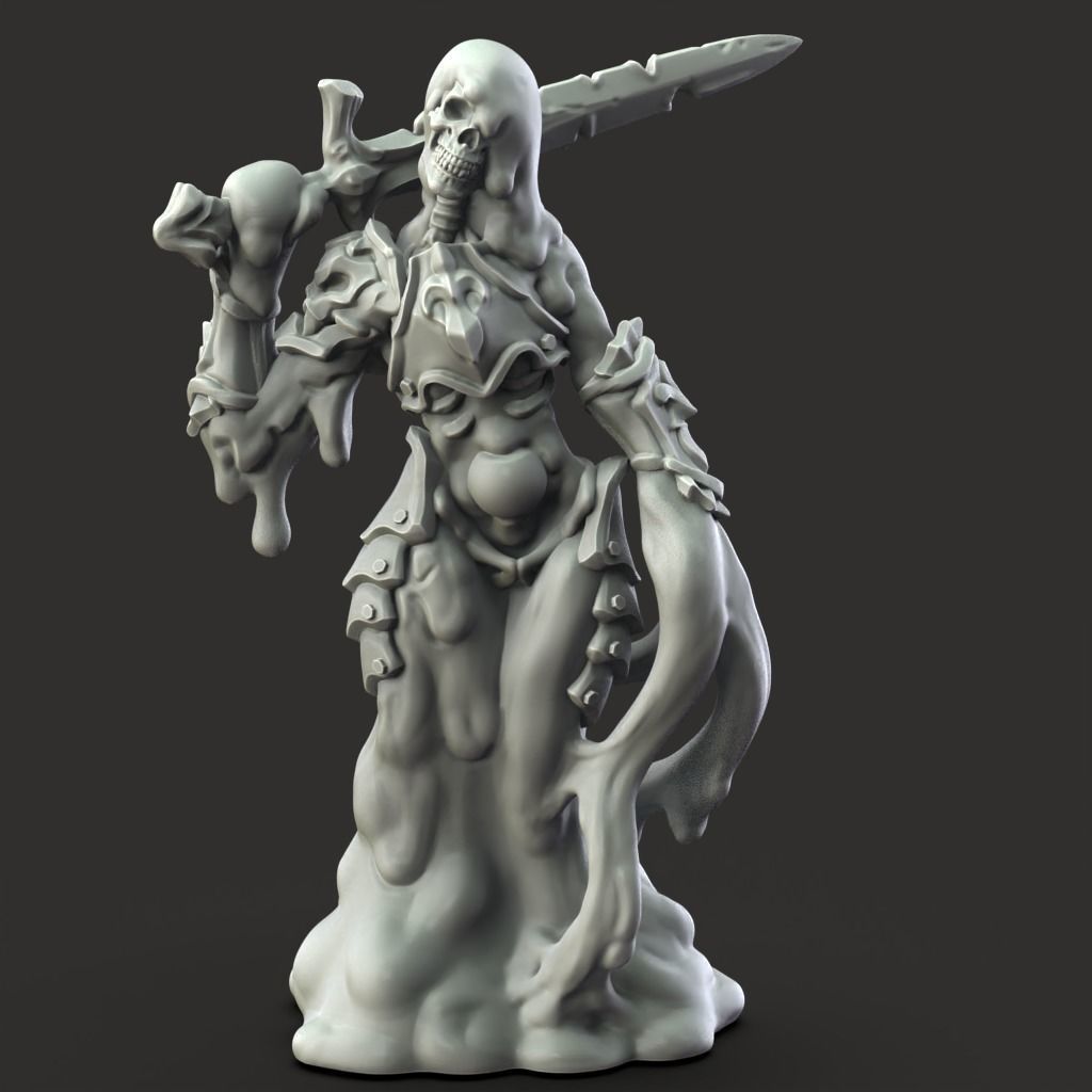 Slime Fighter - Humanoid Slime - PRESUPPORTED - 32mm scale 3D model 3D ...