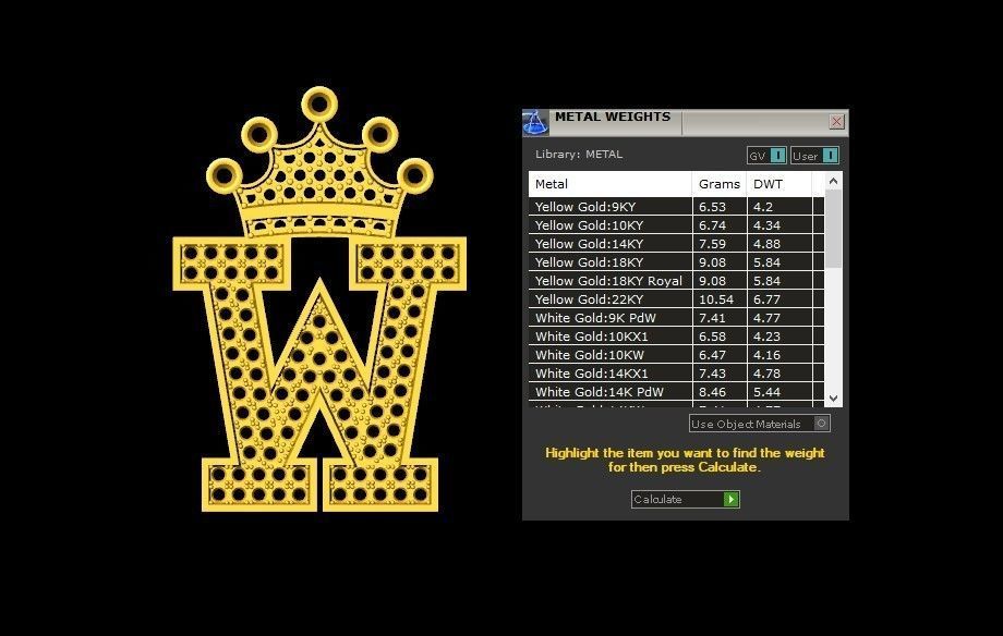 Alphabet Version 1 Letter W 3D model 3D printable | CGTrader