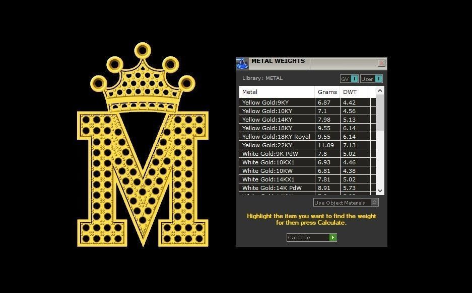 Alphabet Version 1 Letter M 3D model 3D printable | CGTrader