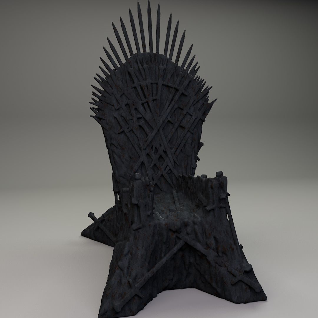 Game of Thrones Throne 3D model 3D printable | CGTrader