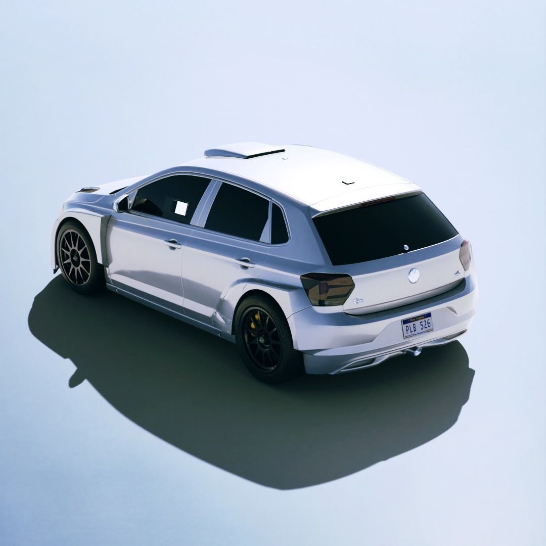 3D model Volkswagen Polo GTI Race 2015 VR / AR / low-poly | CGTrader