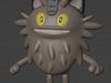 Meowth Galarian Form 3D model 3D printable | CGTrader