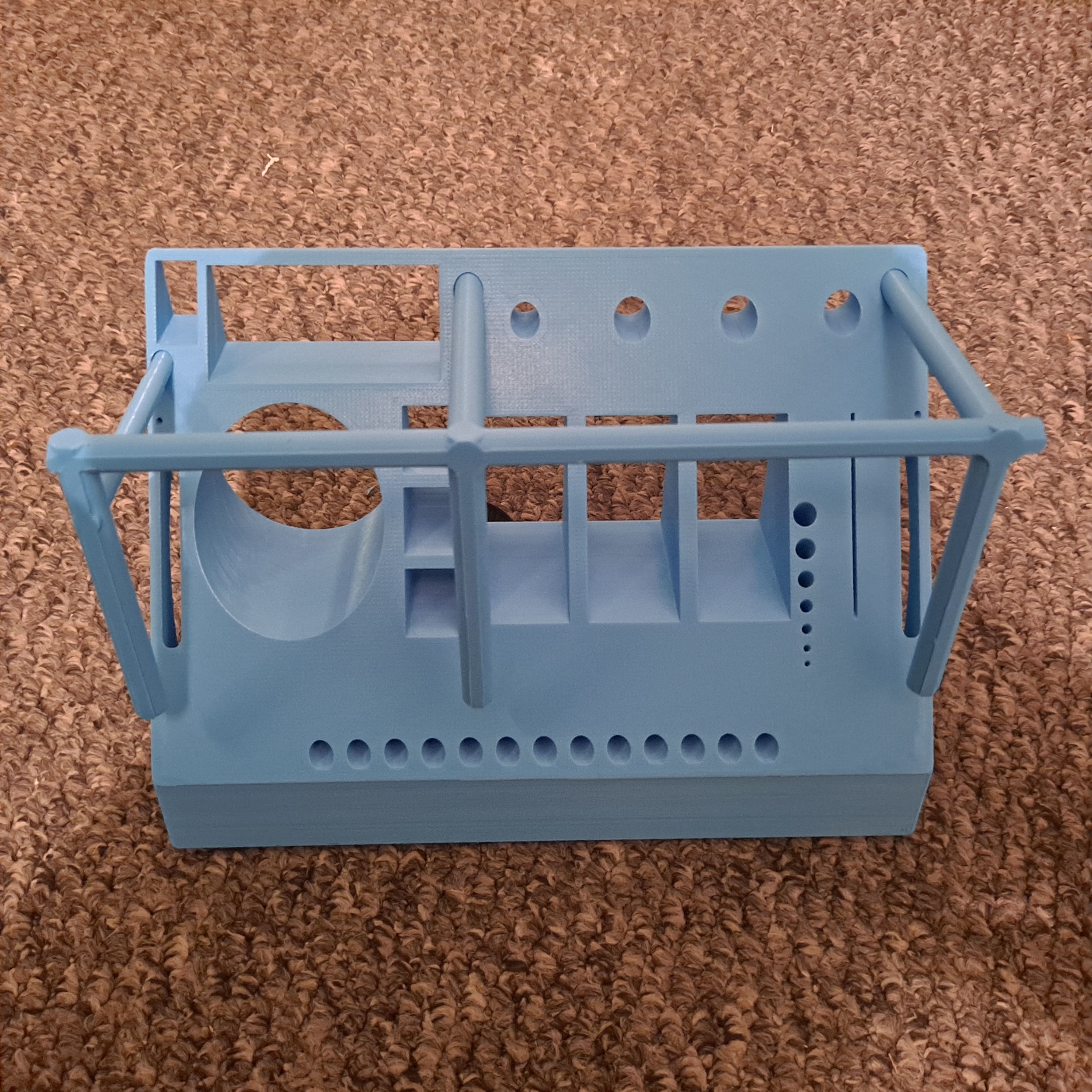 3D PRINT ORGANIZER SUPPORTLESS TOOL STATION CREALITY ULTIMAKER 3D model ...