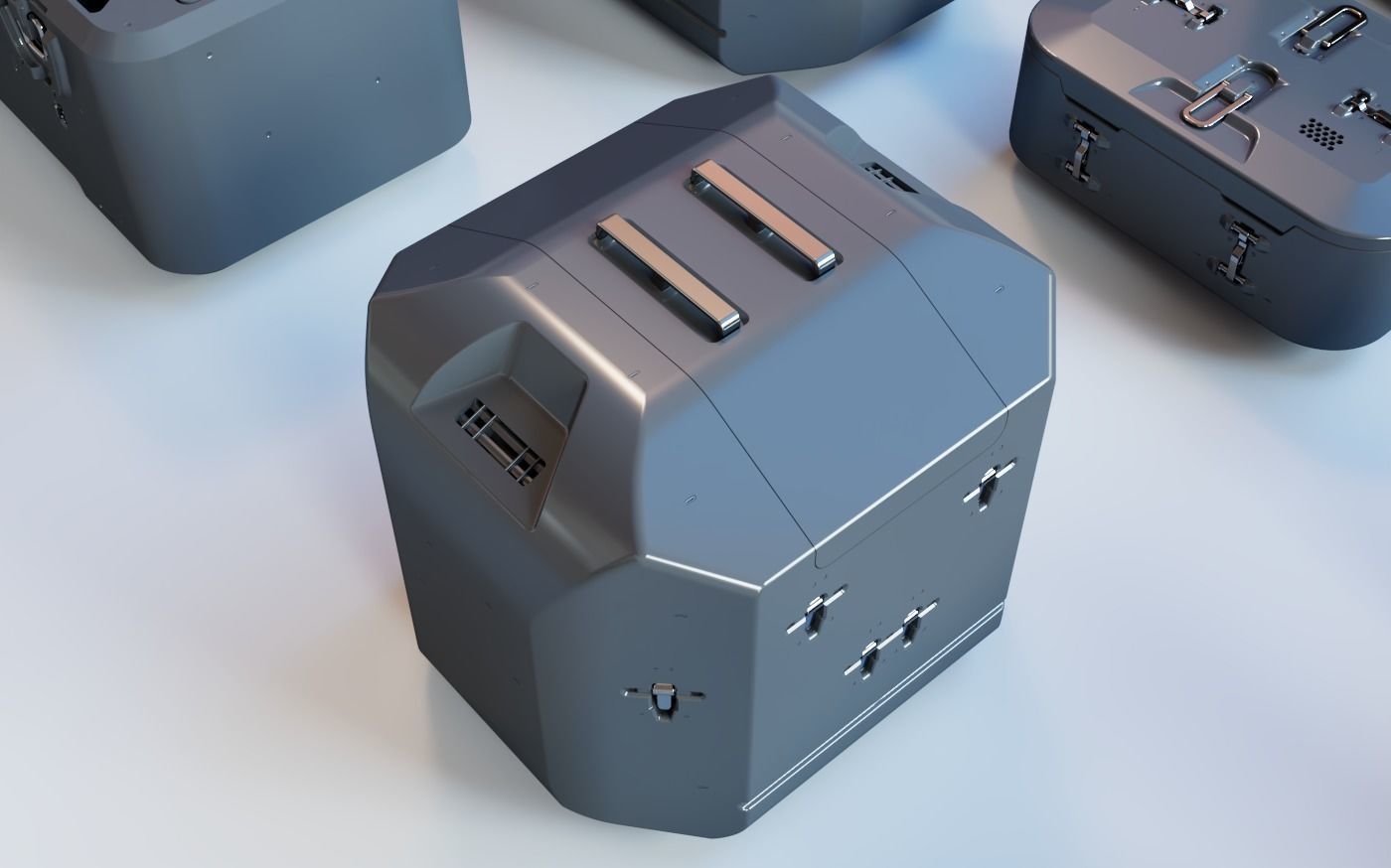 SciFi Crates and Containers 3D model | CGTrader