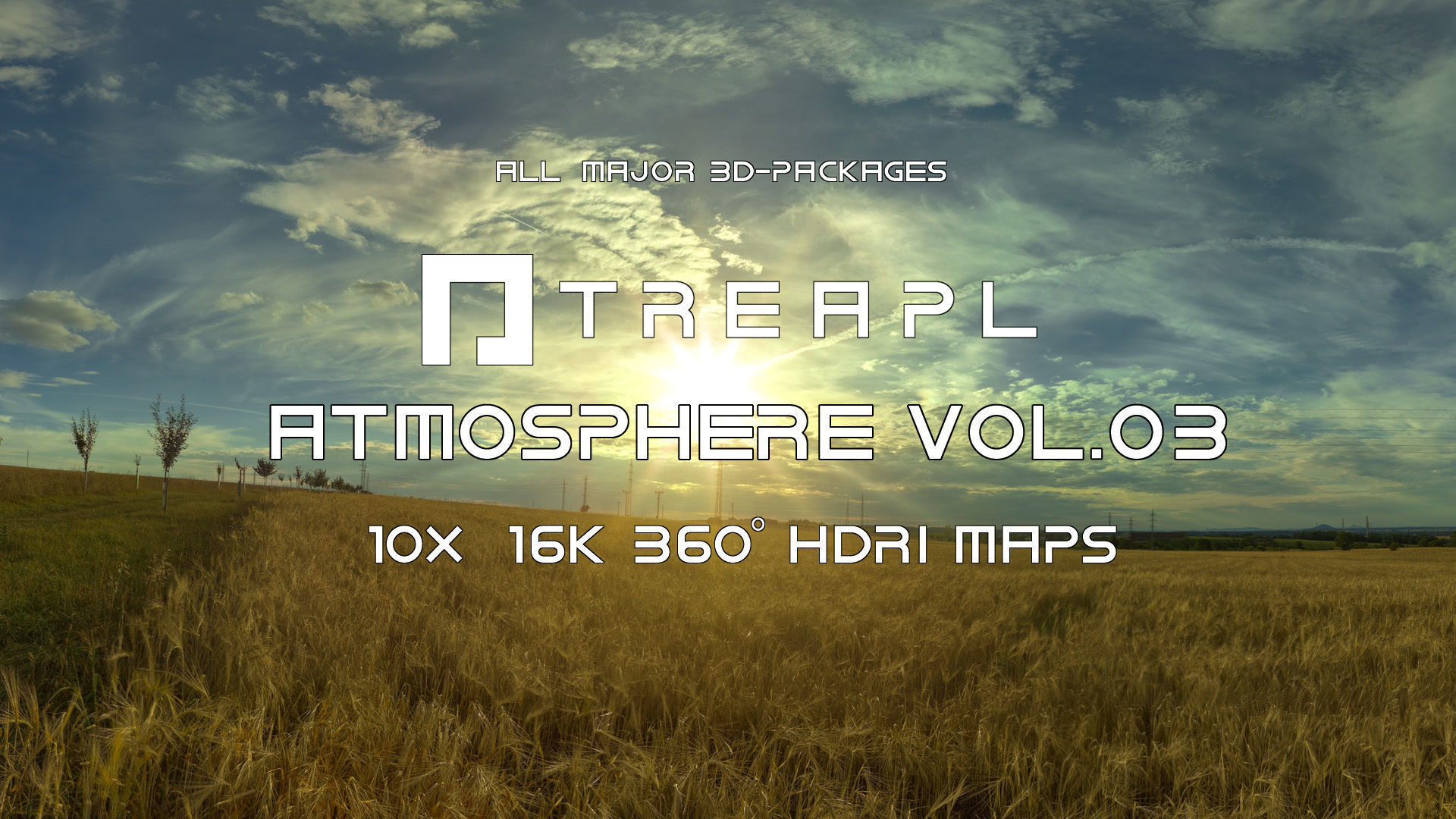 10X HDRI SKIES TREAPL ATMOSPHERE VOL03 - BUNDLE - 360 SKIES Texture ...