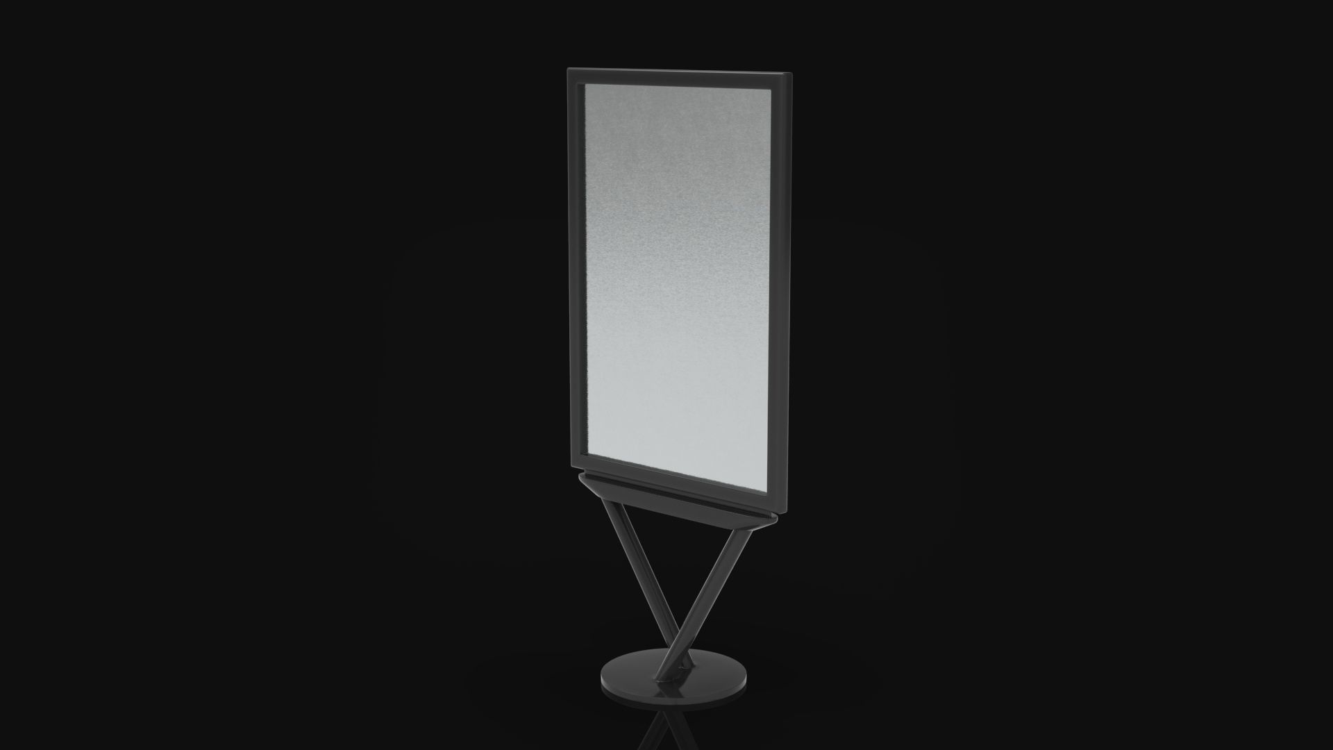 Outdoor Advertising Stand V10 3D model | CGTrader