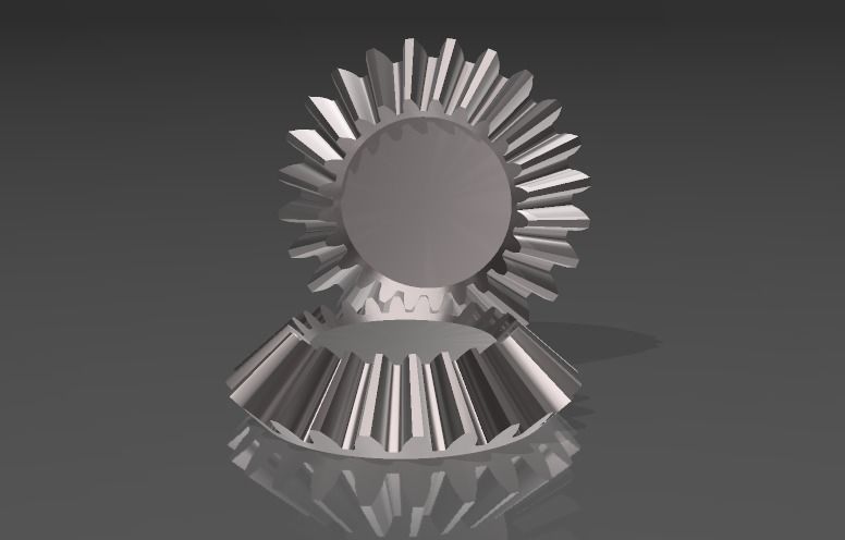 3M MODULE 24T BEVEL GEAR 1 TO 1 3D model 3D printable | CGTrader