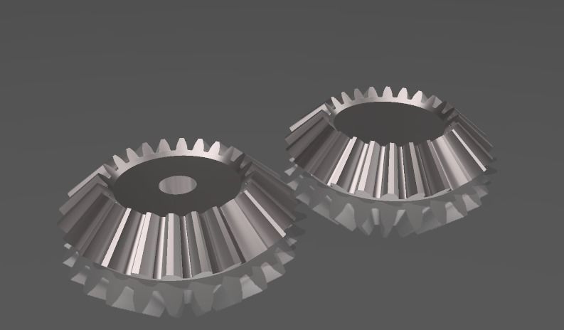 3M MODULE 24T BEVEL GEAR 1 TO 1 3D model 3D printable | CGTrader