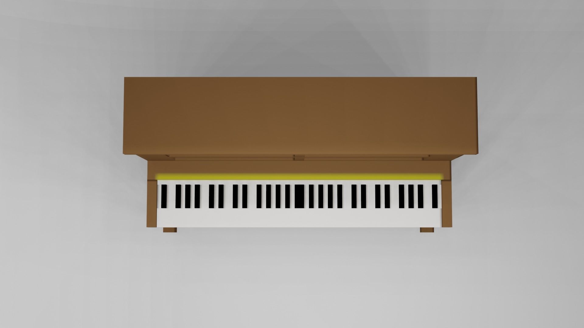 Blocky Grand Piano free VR / AR / low-poly 3D model | CGTrader