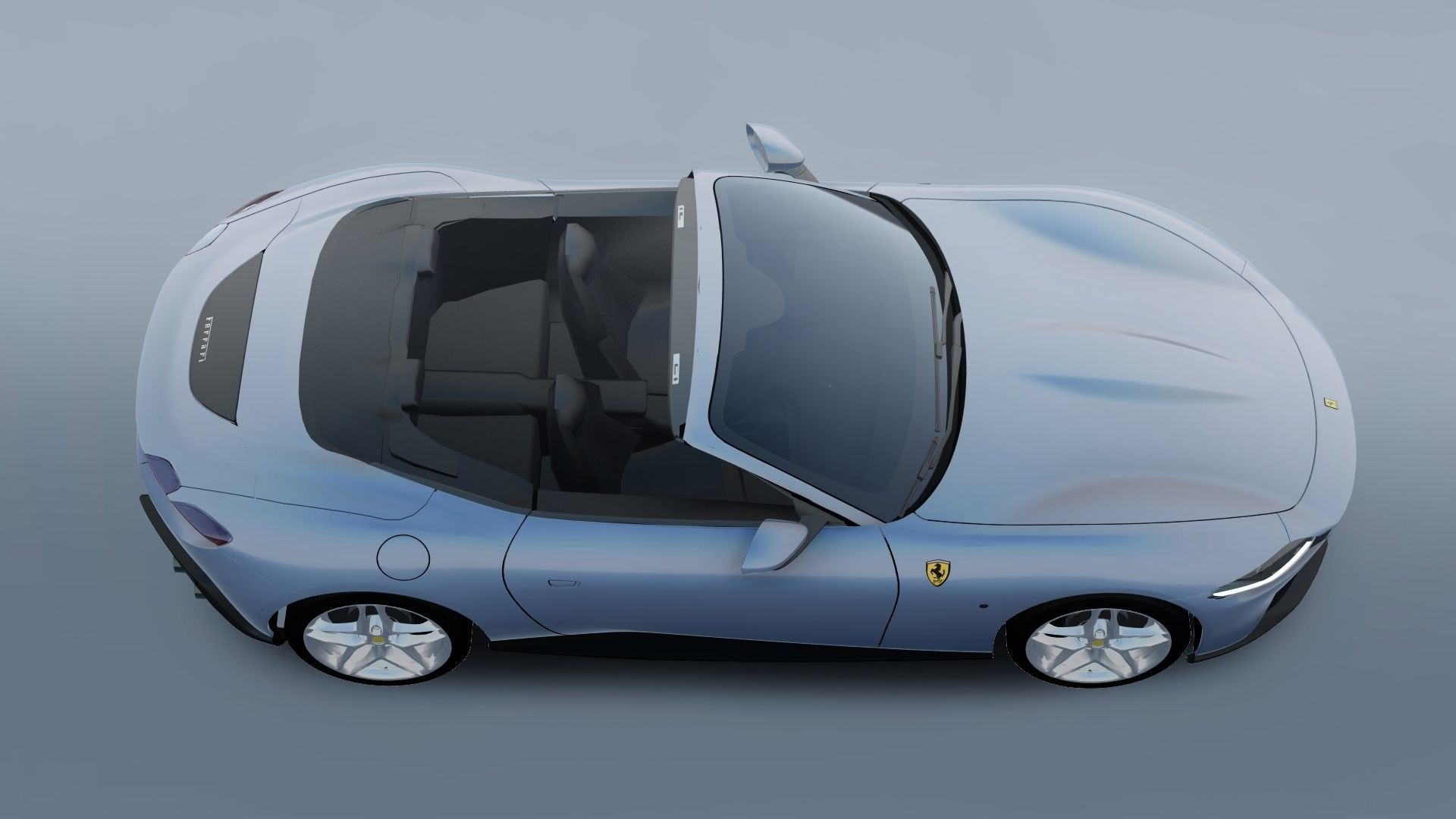 Ferrari Roma Spider 2024 3D model | CGTrader