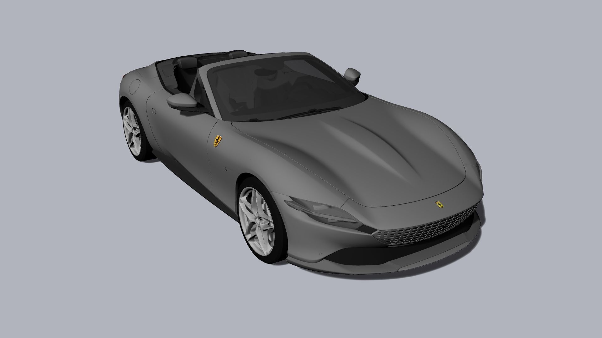 Ferrari Roma Spider 2024 3D model | CGTrader