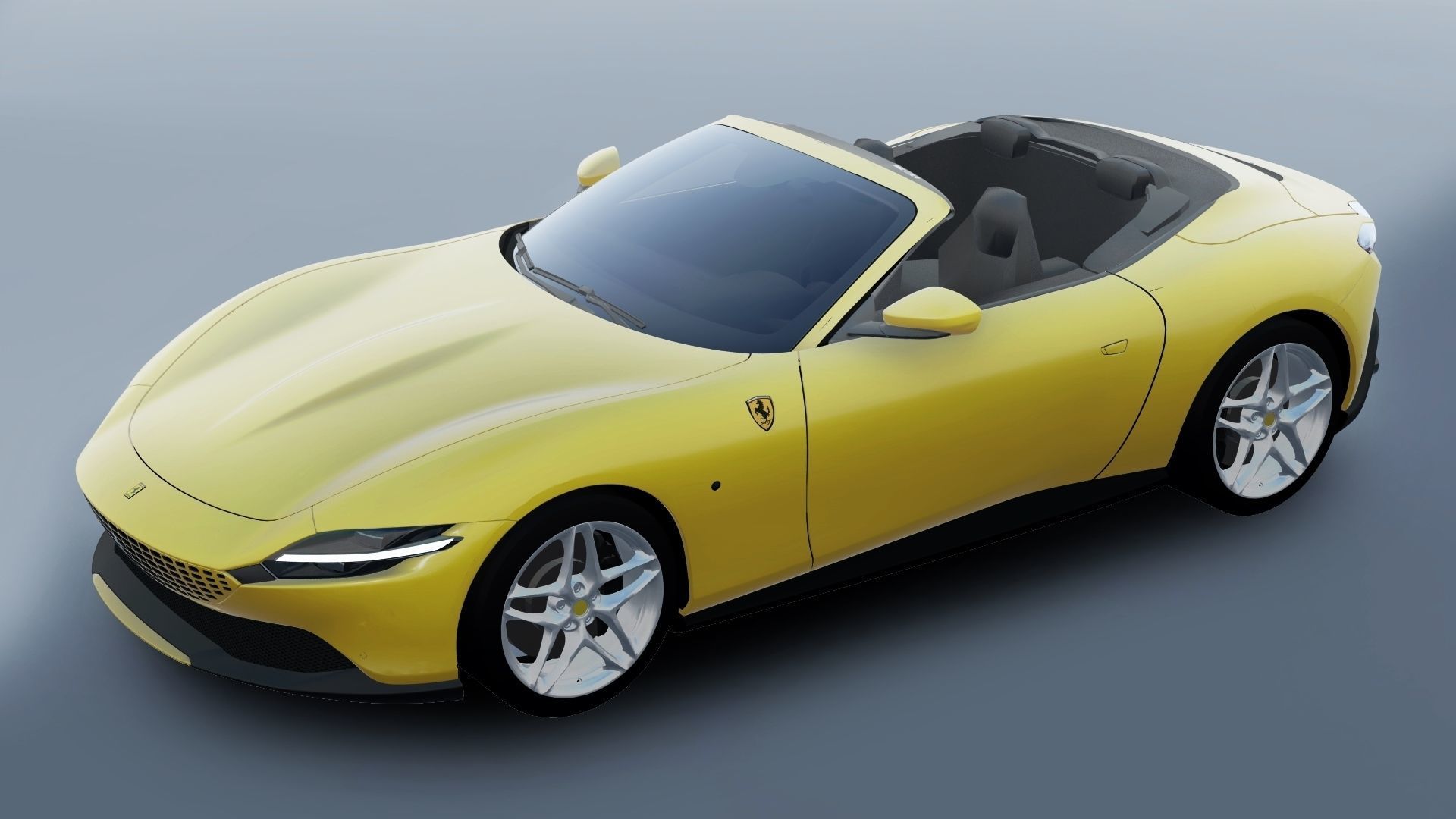 Ferrari Roma Spider 2024 3D model | CGTrader