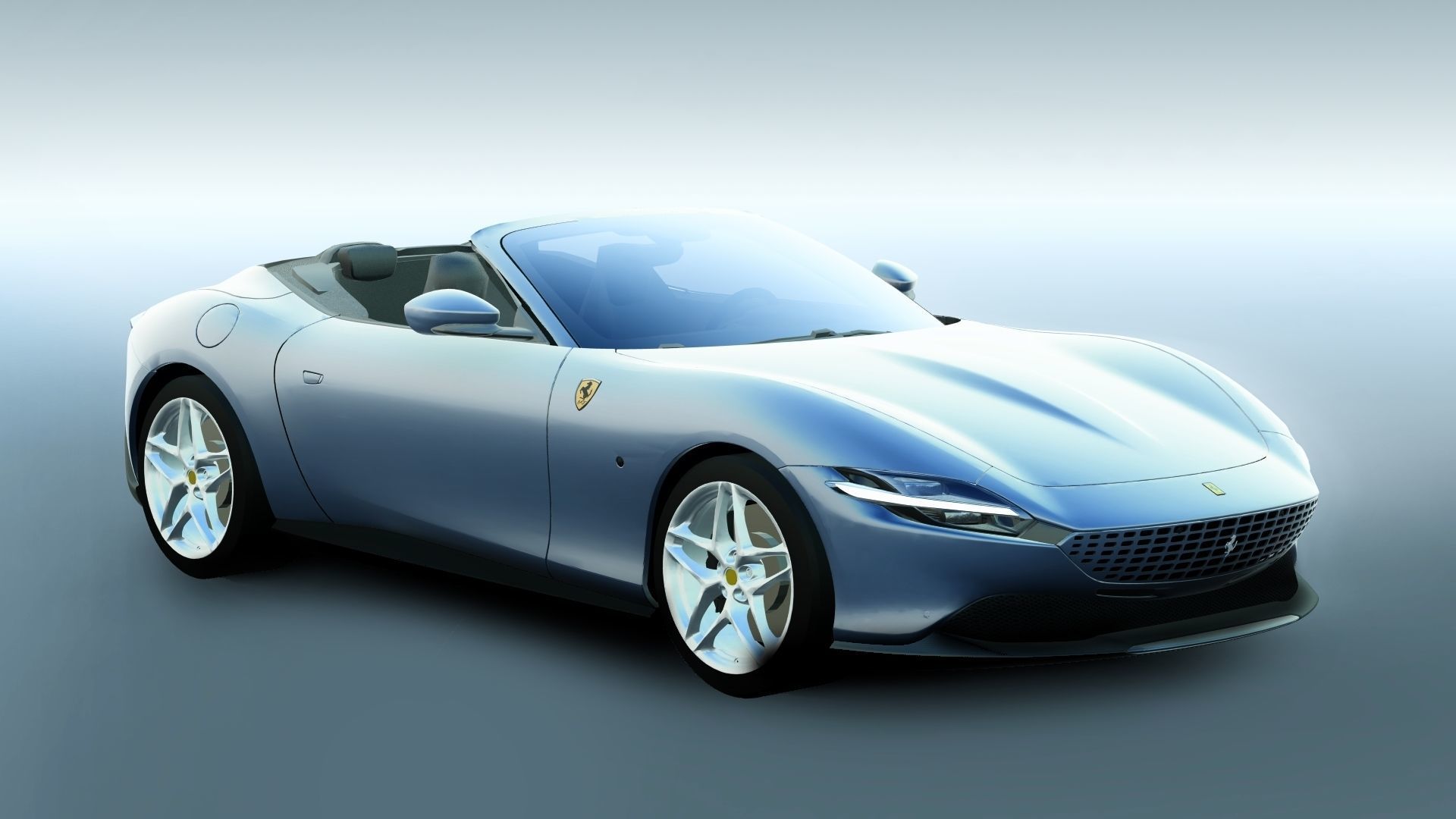 Ferrari Roma Spider 2024 3D model | CGTrader