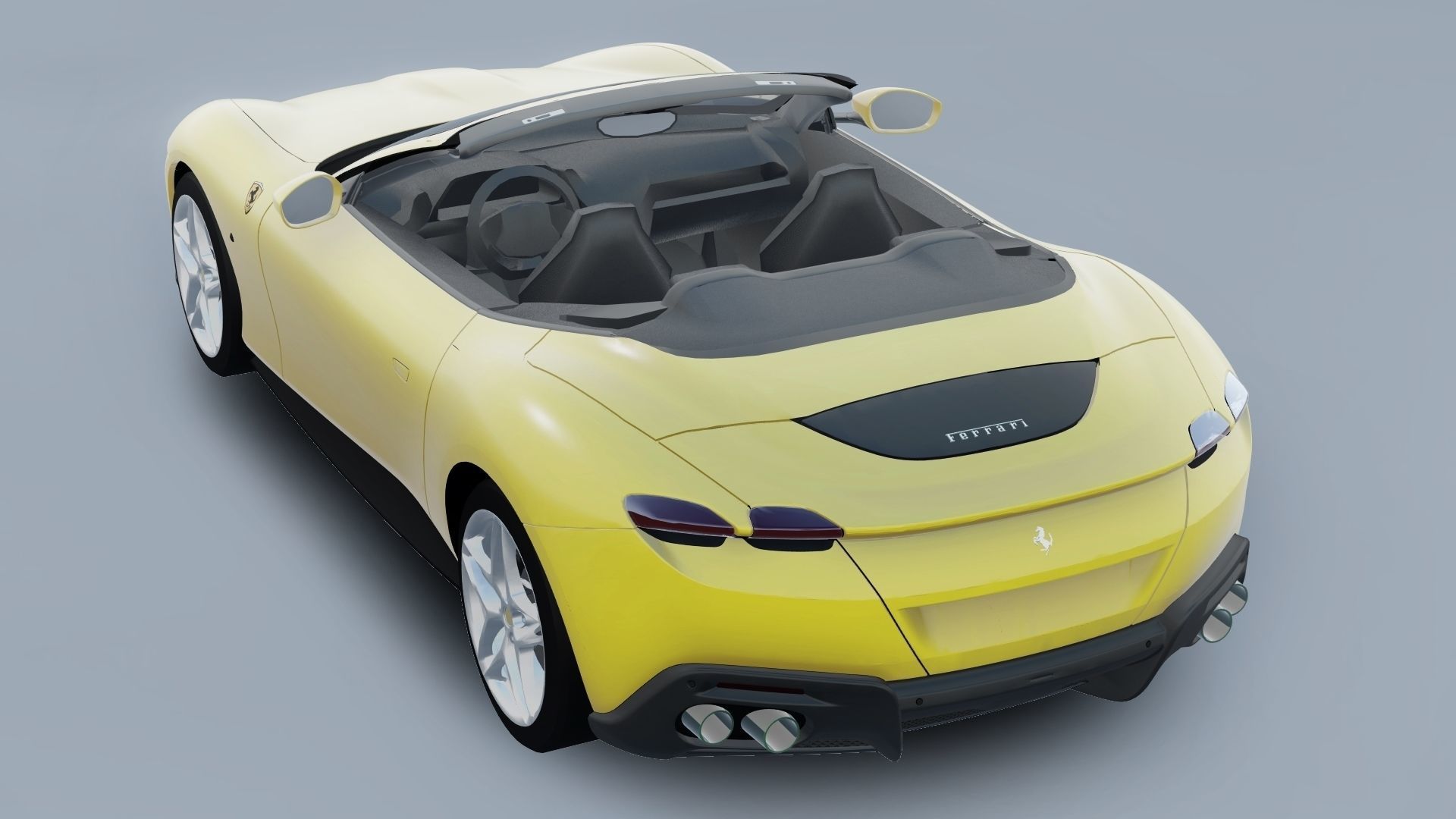 Ferrari Roma Spider 2024 3D model | CGTrader