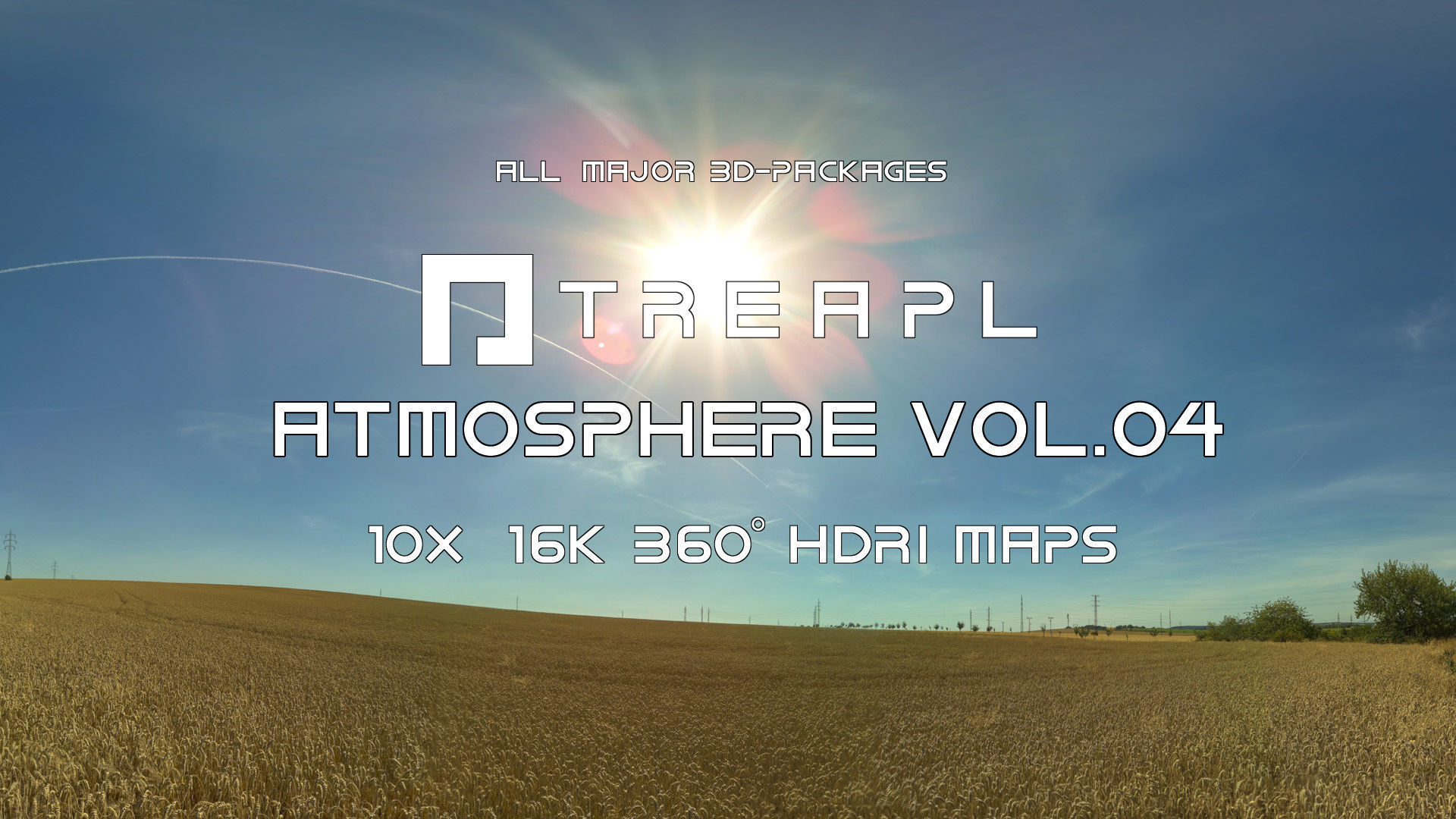 10X HDRI SKIES TREAPL ATMOSPHERE VOL04 - BUNDLE - 360 SKIES Texture ...