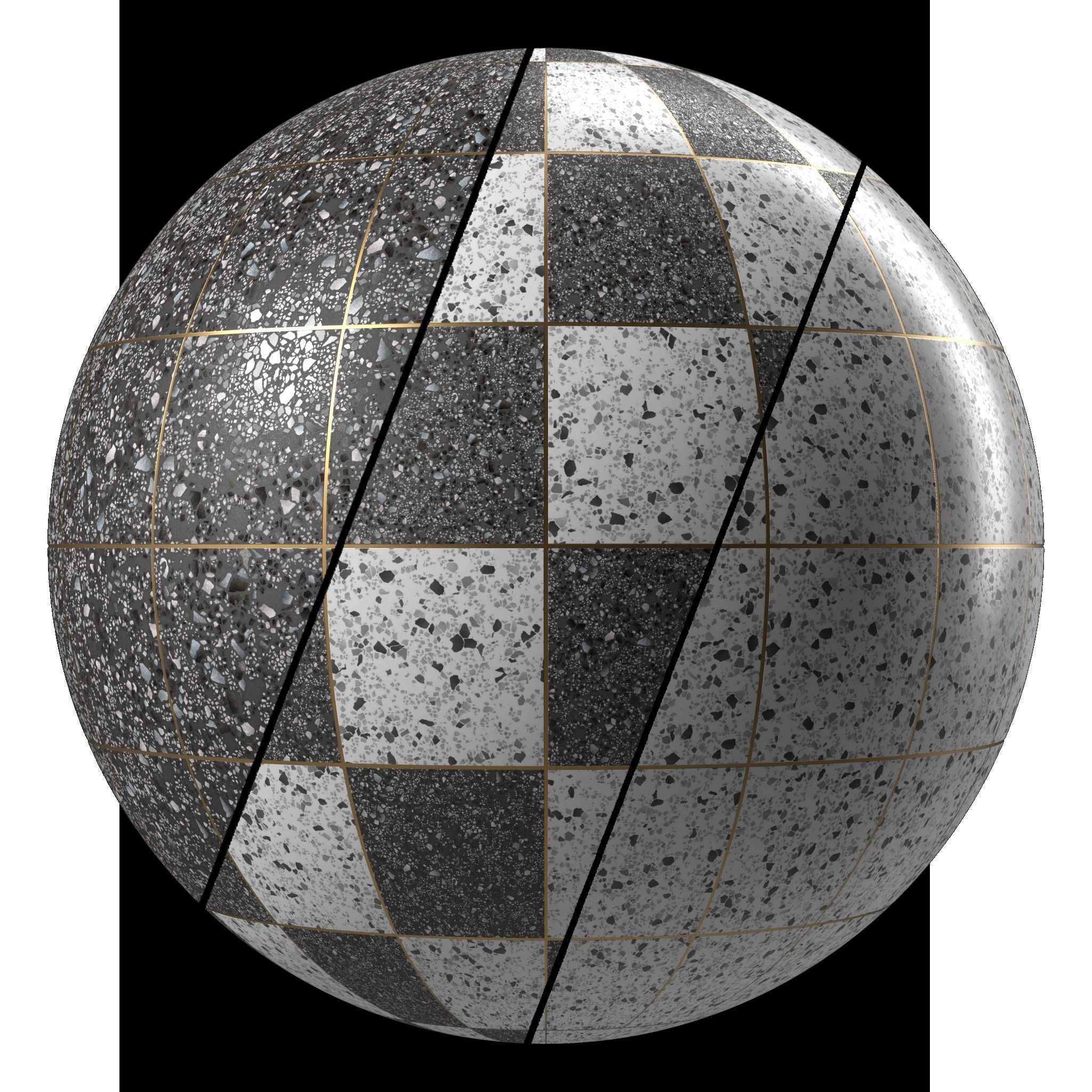 Texture Terrazzo Materials 9- Tiling By Metal Gaps Pbr 4k Seamless VR ...