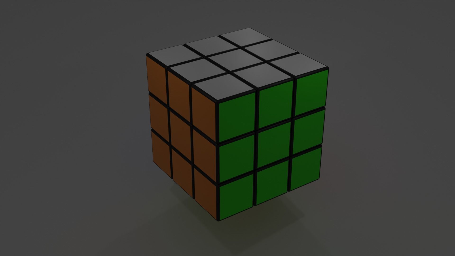 Low poly Rubix cube free 3D model | CGTrader
