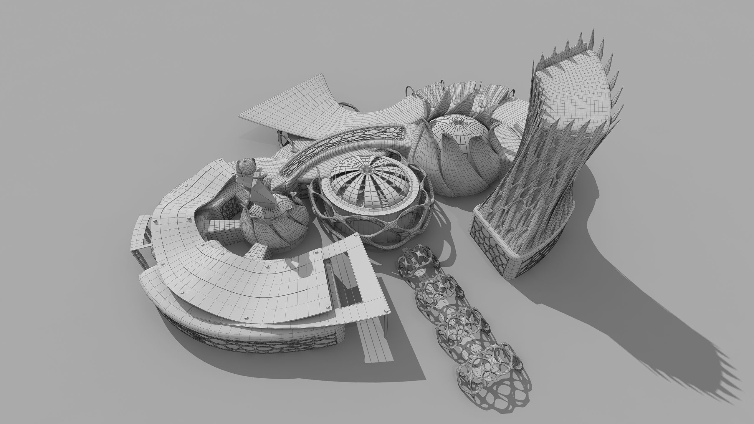 0151 - Nanotechnology Research Center Building 3D model | CGTrader