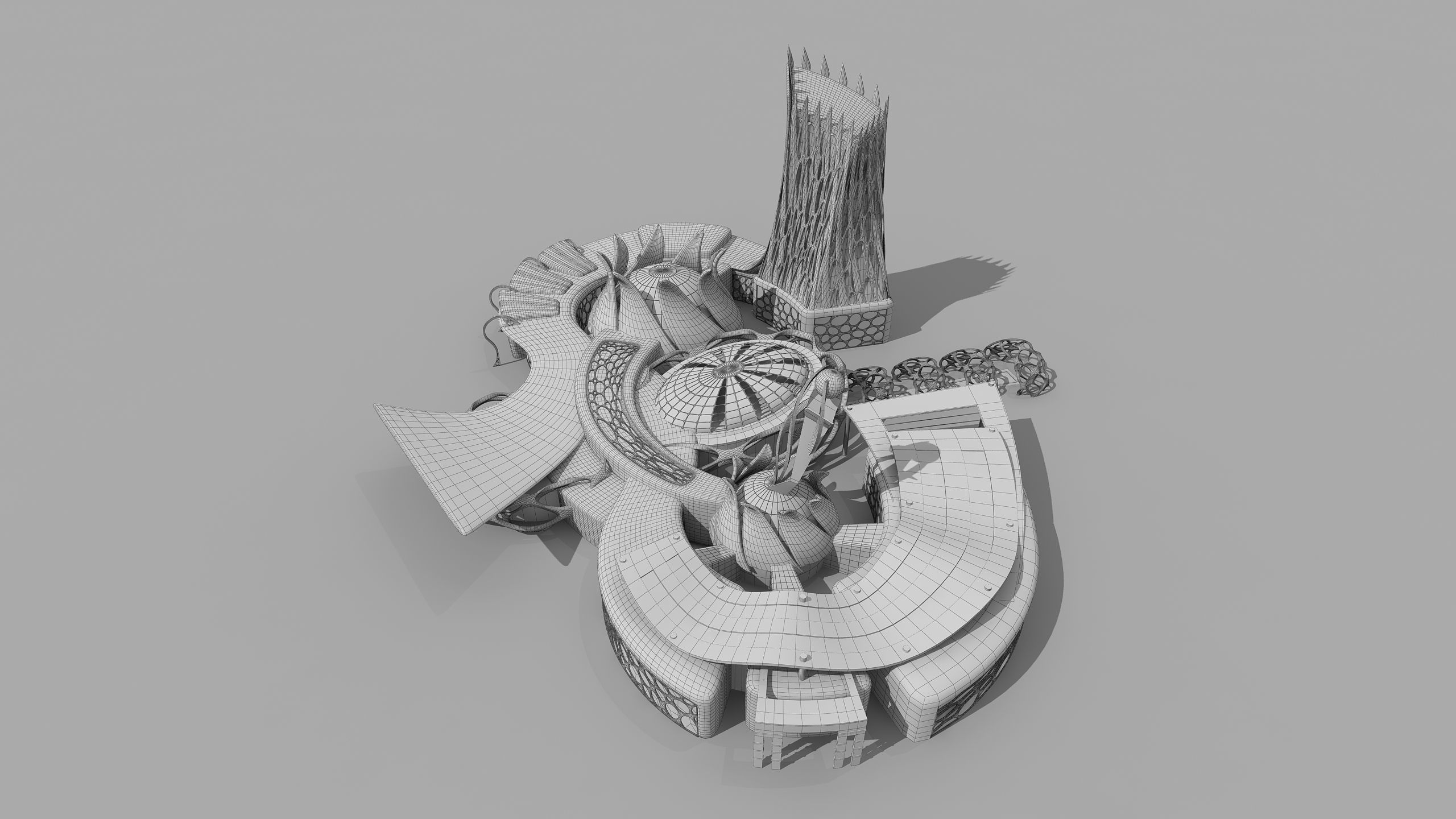 0151 - Nanotechnology Research Center Building 3D model | CGTrader