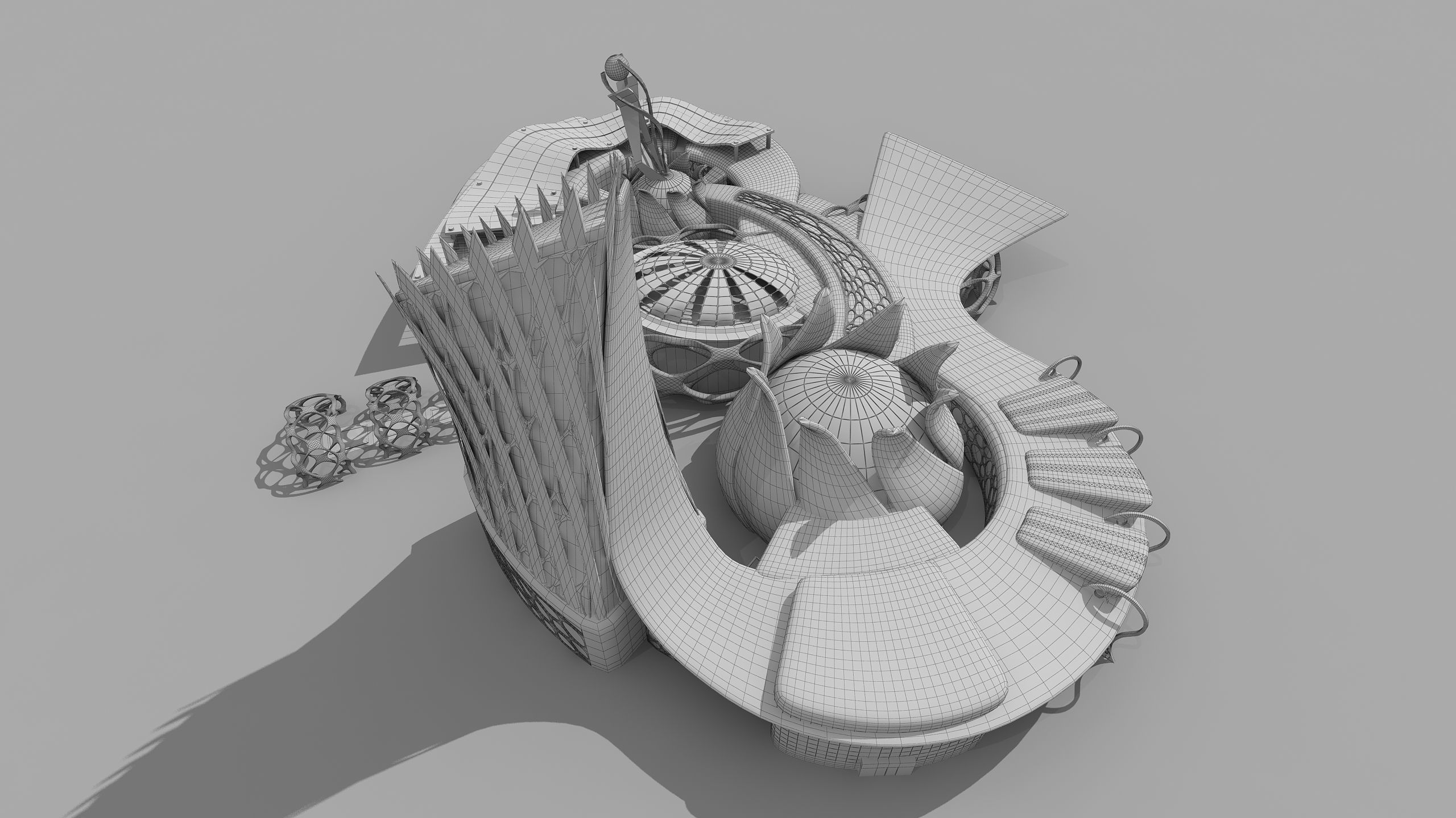 0151 - Nanotechnology Research Center Building 3D model | CGTrader