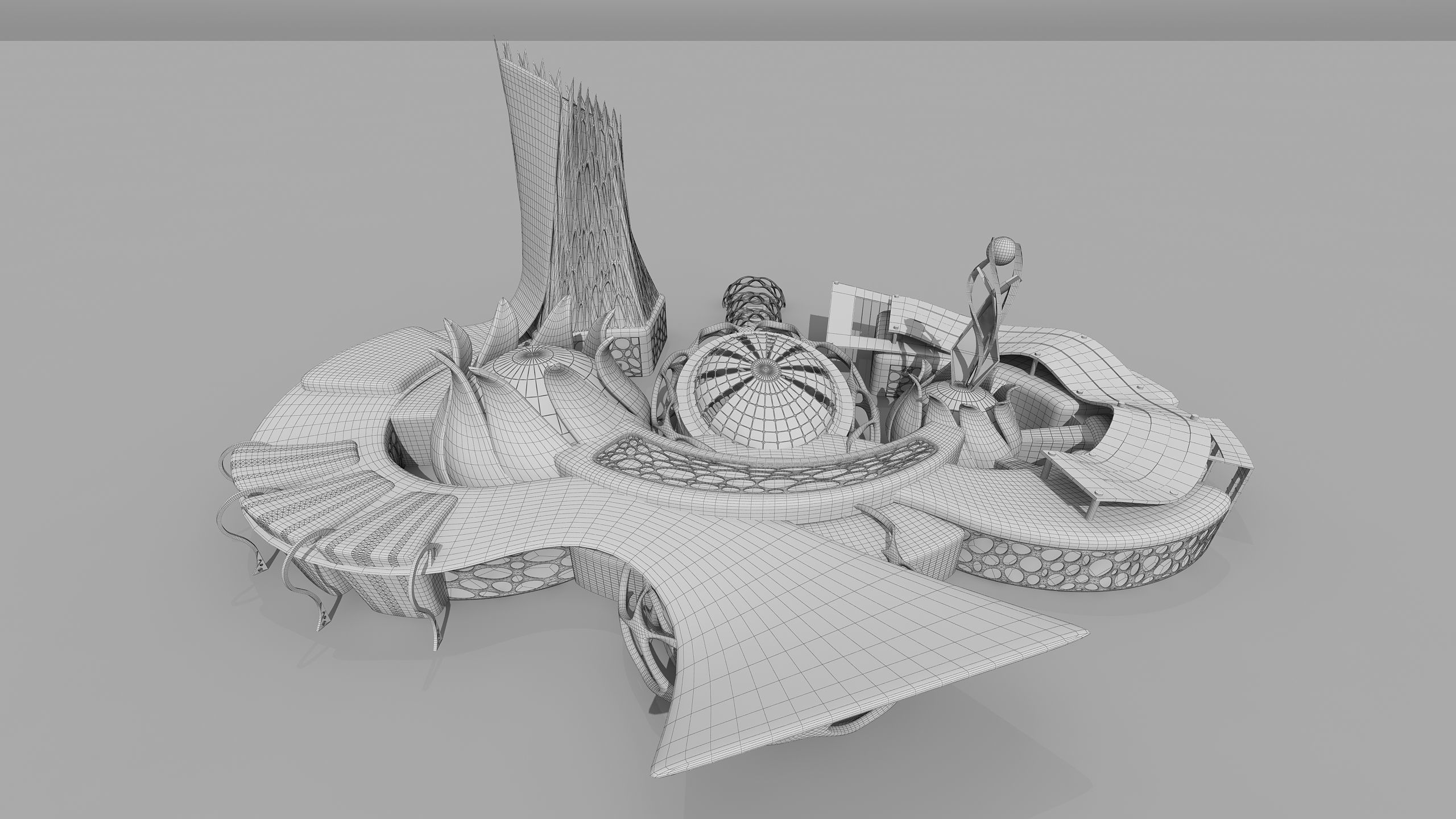 0151 - Nanotechnology Research Center Building 3D model | CGTrader