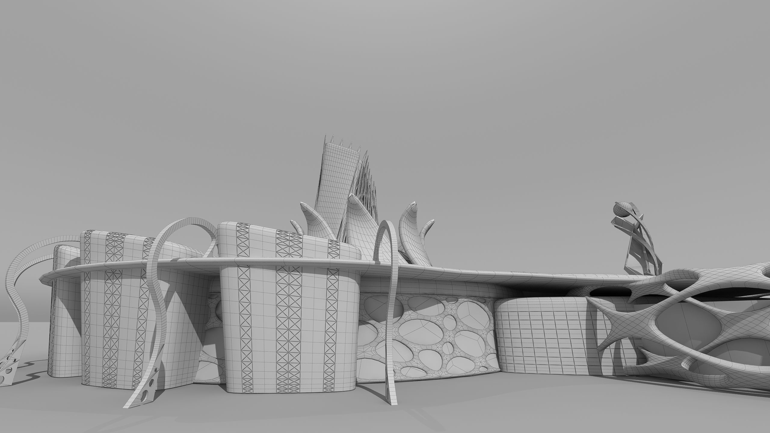 0151 - Nanotechnology Research Center Building 3D model | CGTrader