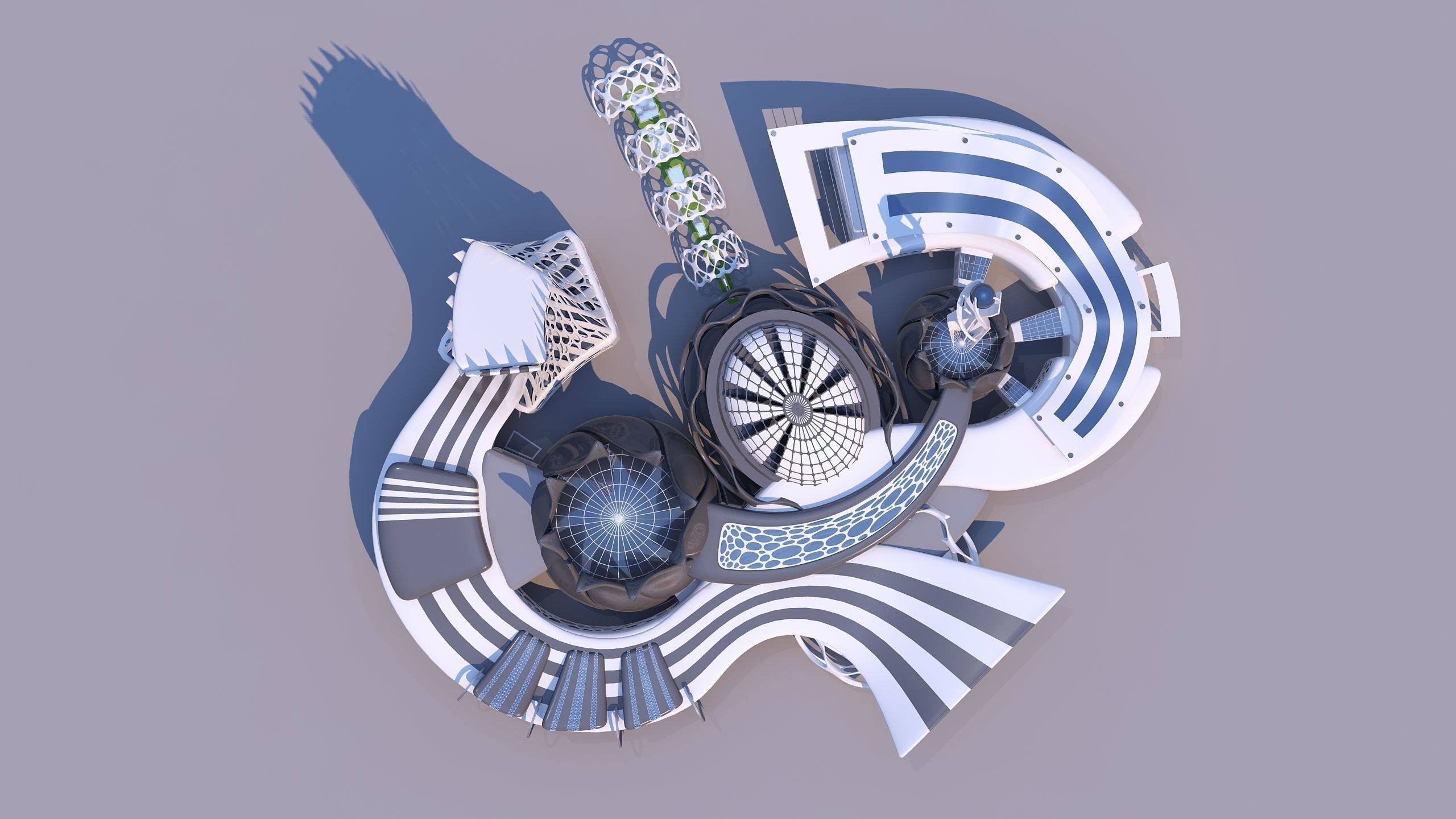 0151 - Nanotechnology Research Center Building 3D model | CGTrader