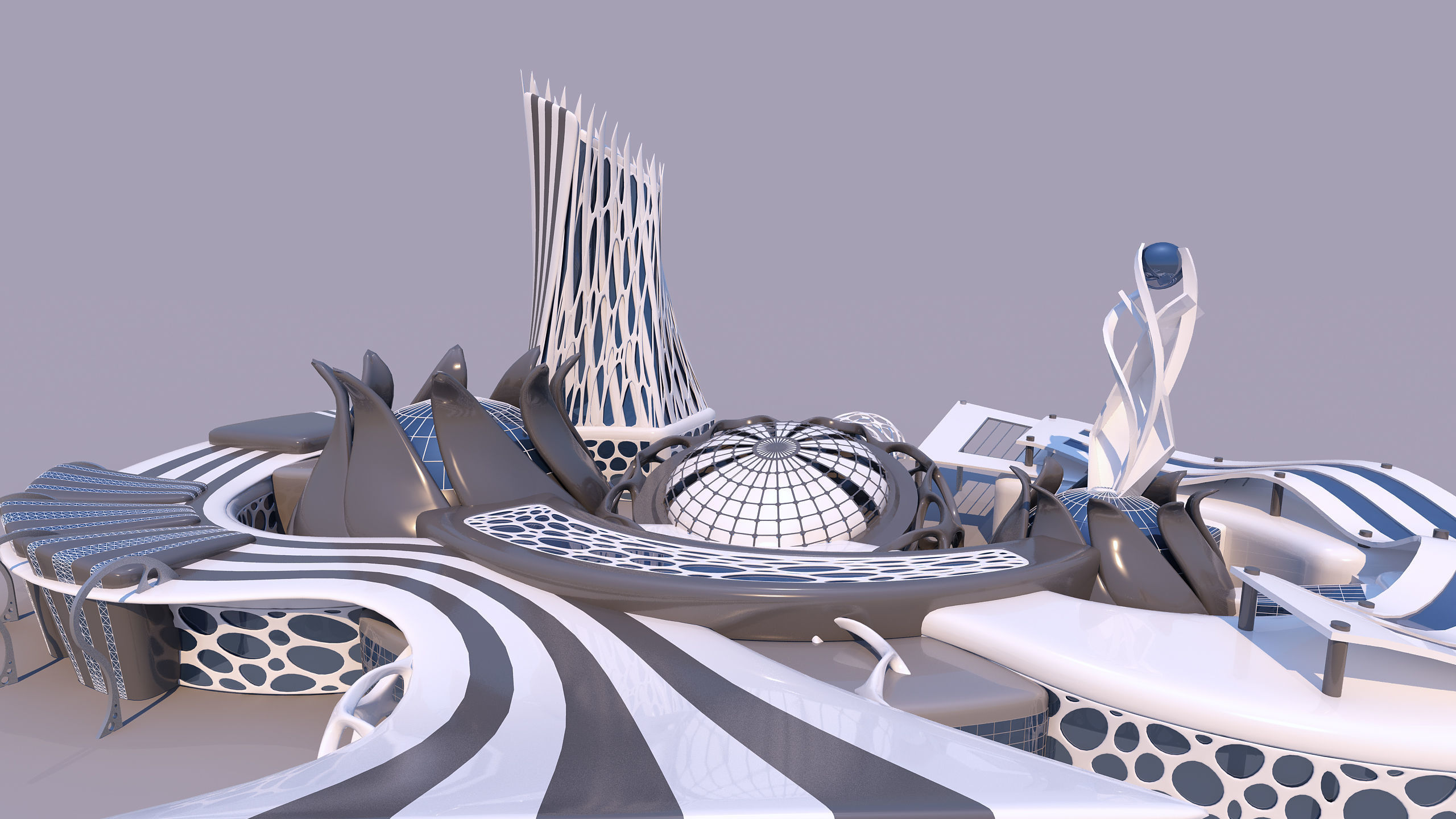 0151 - Nanotechnology Research Center Building 3D model | CGTrader