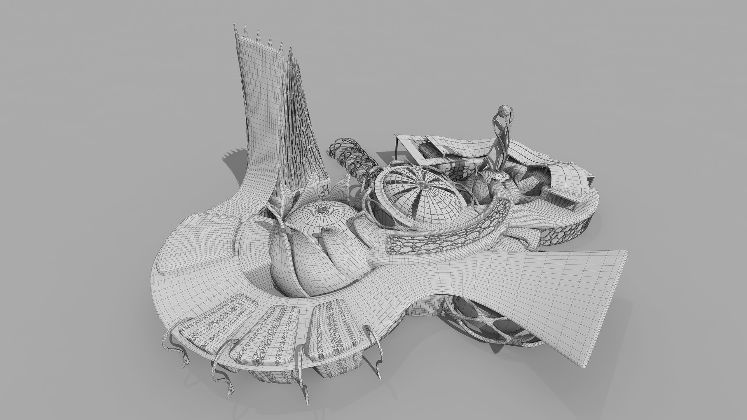 0151 - Nanotechnology Research Center Building 3D model | CGTrader